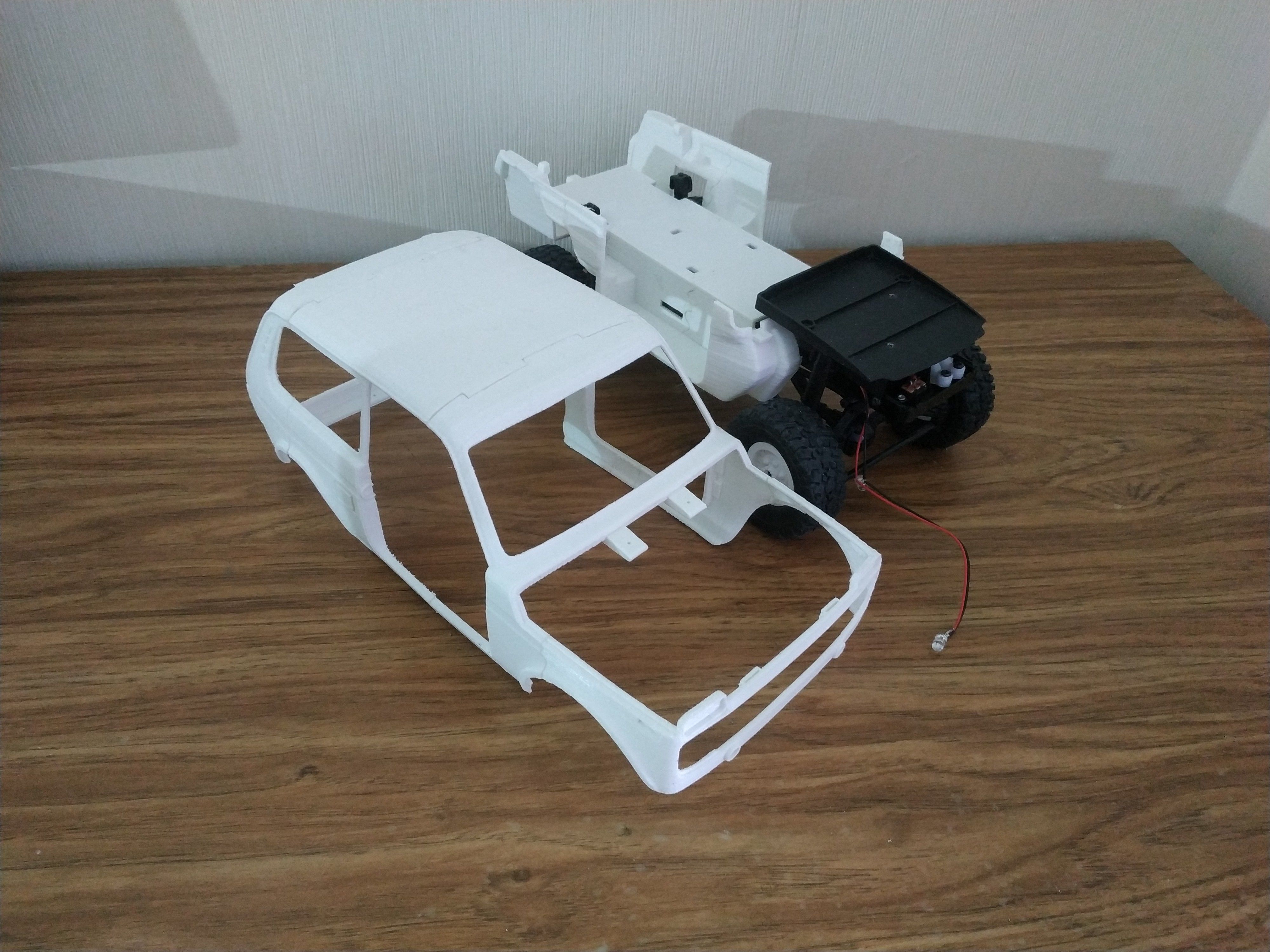 RC car Lada Niva with interior chassis WPL C24 stl file 3D model 3D ...