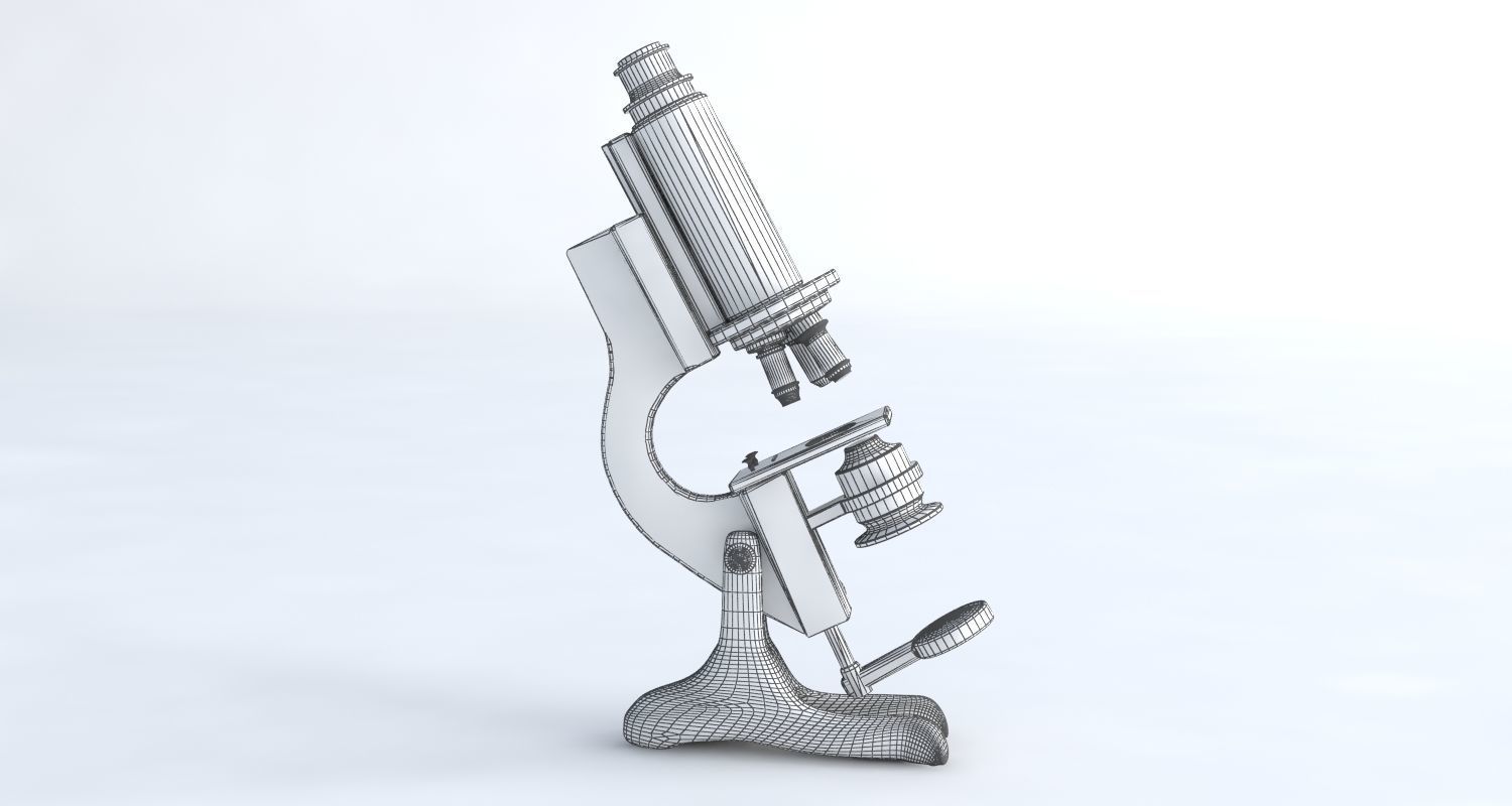 Microscope 3D model | CGTrader