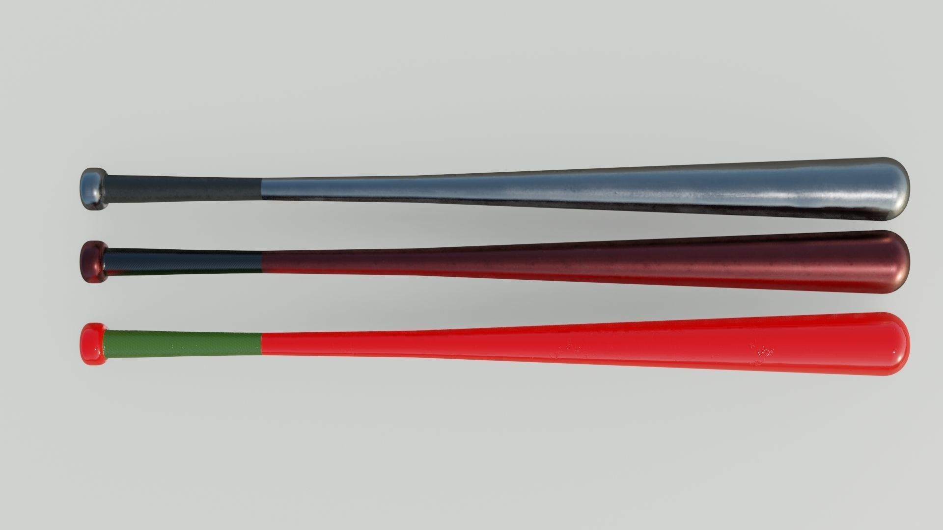 3D model Baseball bat 3D model PBR Textures 4K VR / AR / low-poly ...