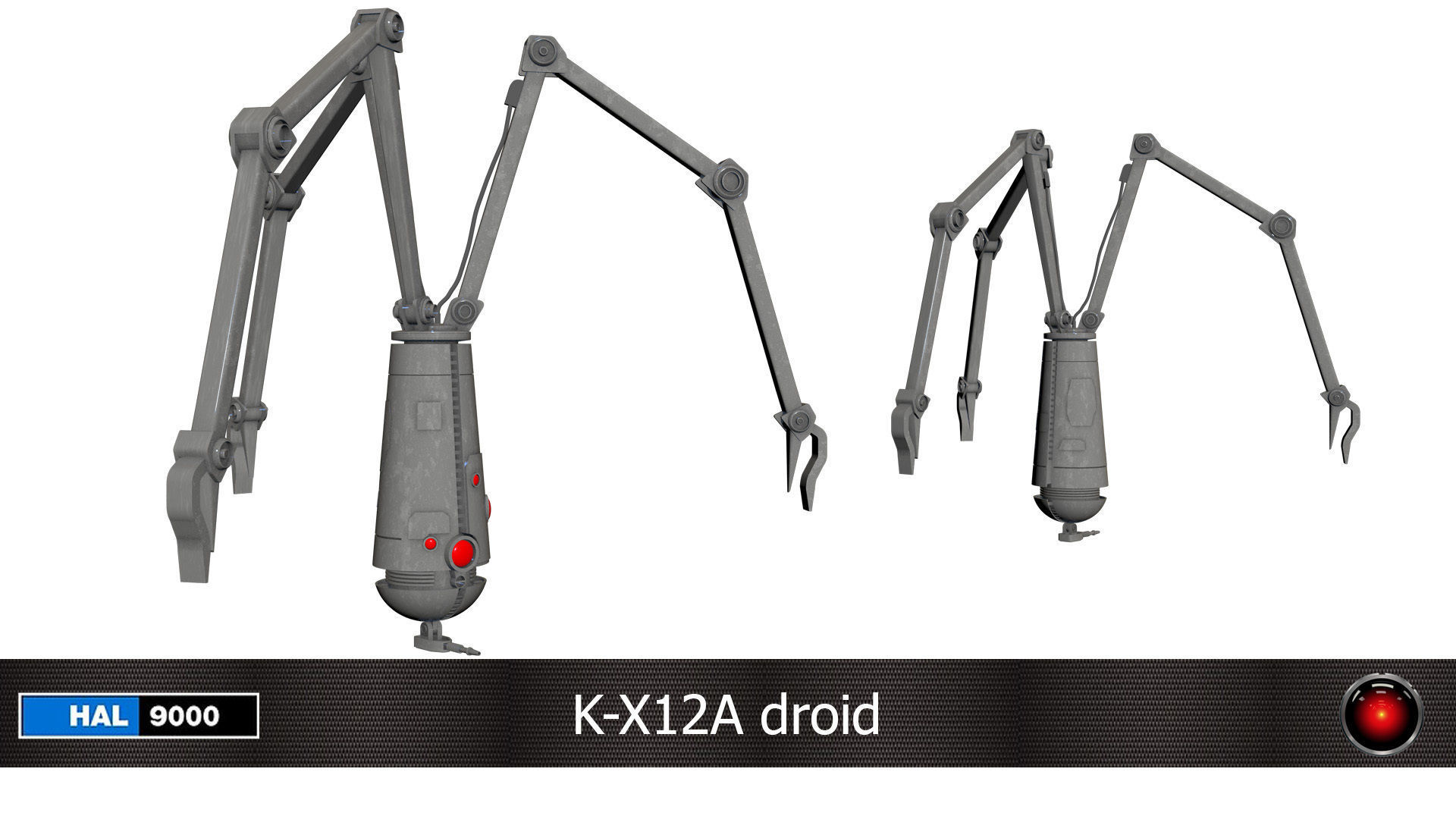KX 12 droid 3D model | CGTrader