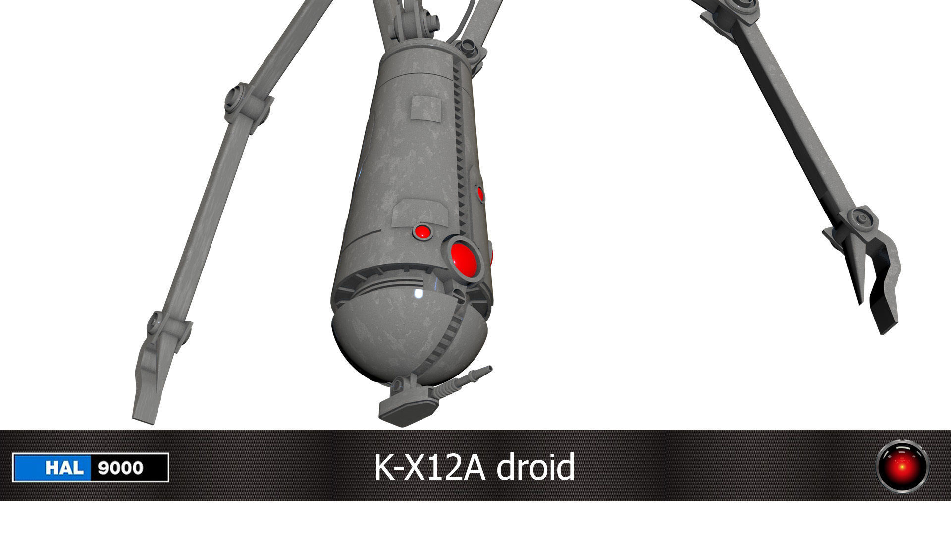 KX 12 droid 3D model | CGTrader