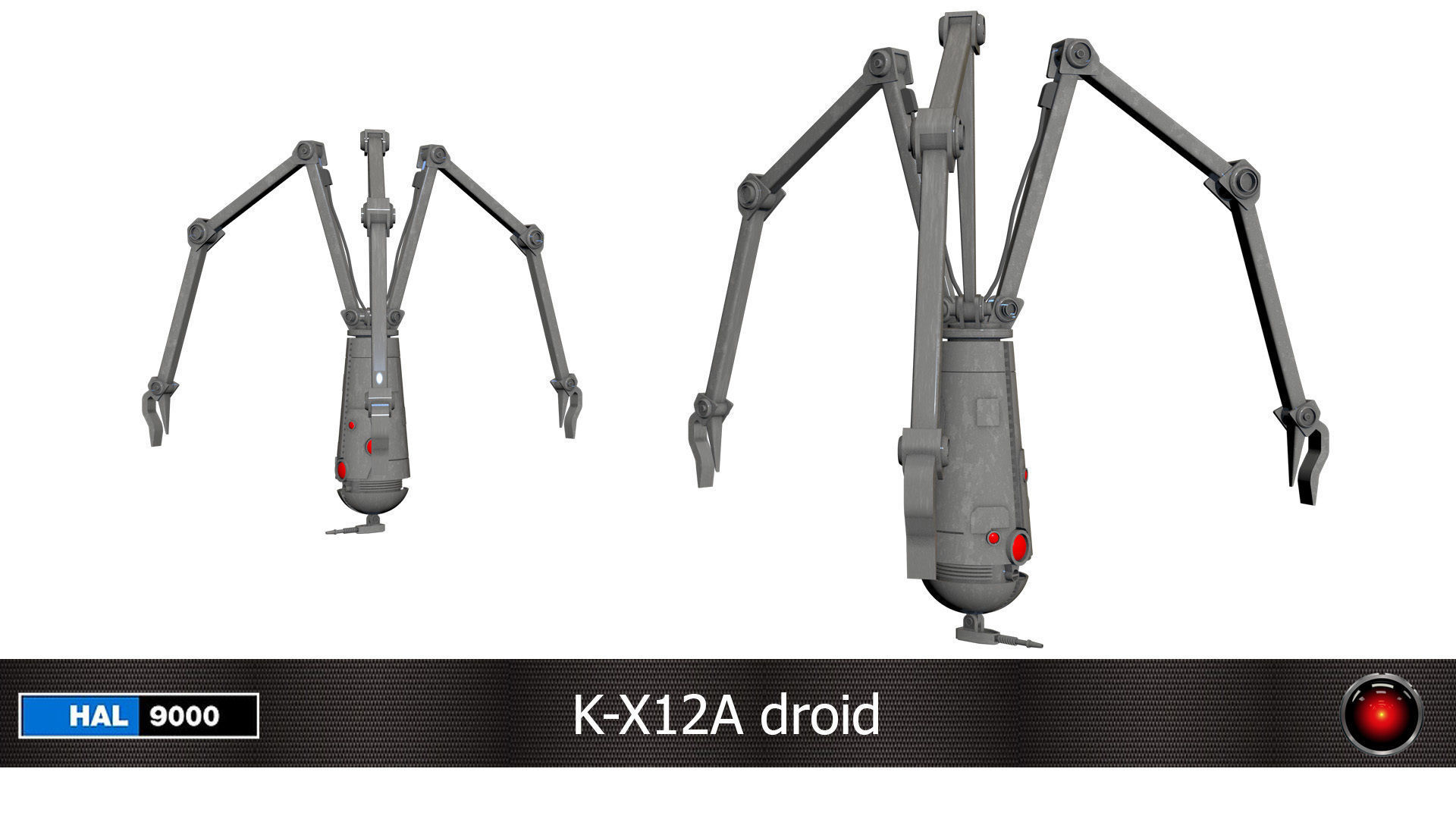 KX 12 droid 3D model | CGTrader