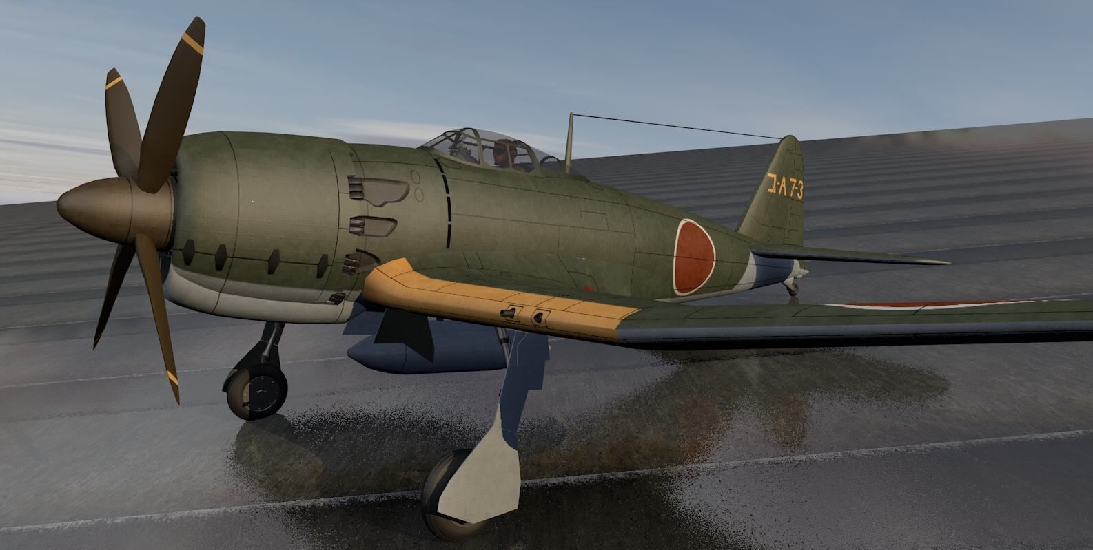 Mitsubishi A7M1 Reppu - aka SAM 3D model | CGTrader