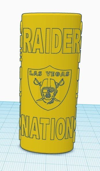 Raider Nation Bic Lighter Case 3D model 3D printable | CGTrader