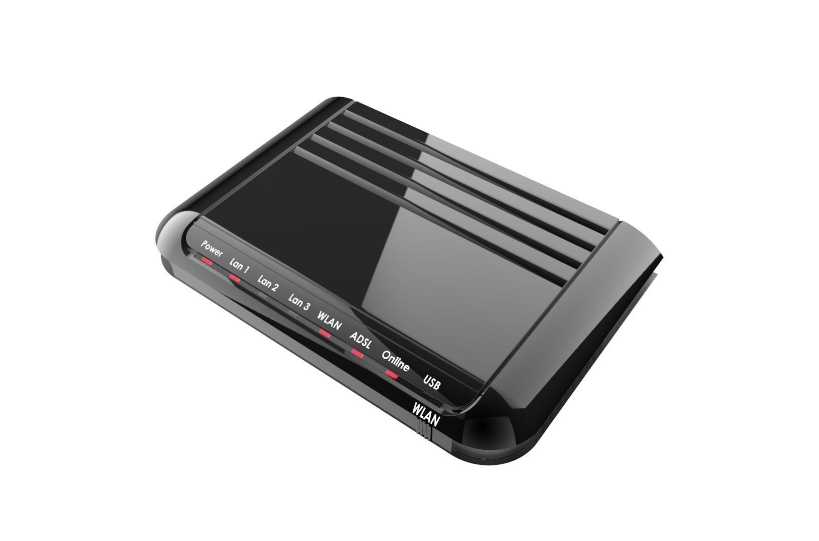 Modem router concept 3D model 3D printable | CGTrader