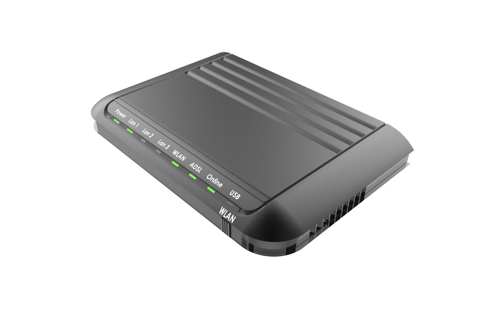 Modem router concept 3D model 3D printable | CGTrader