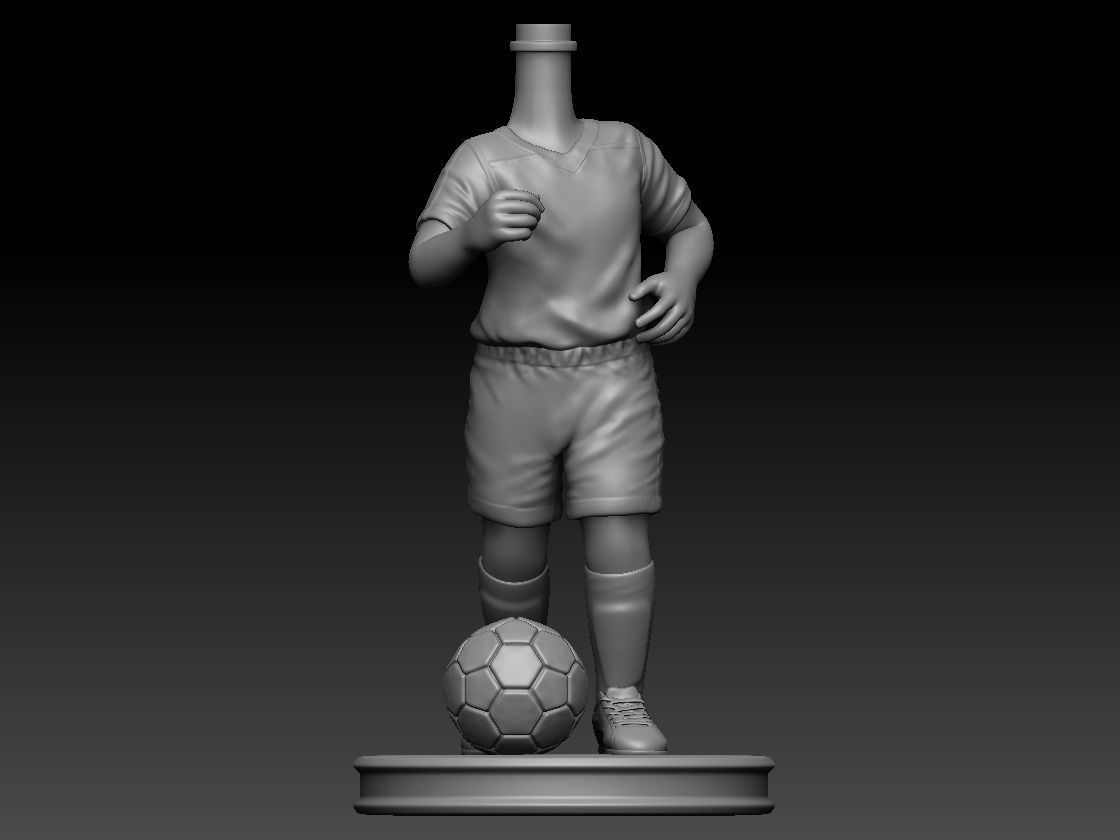 3D Printable Football Kid Bubble Head 3D model 3D printable | CGTrader