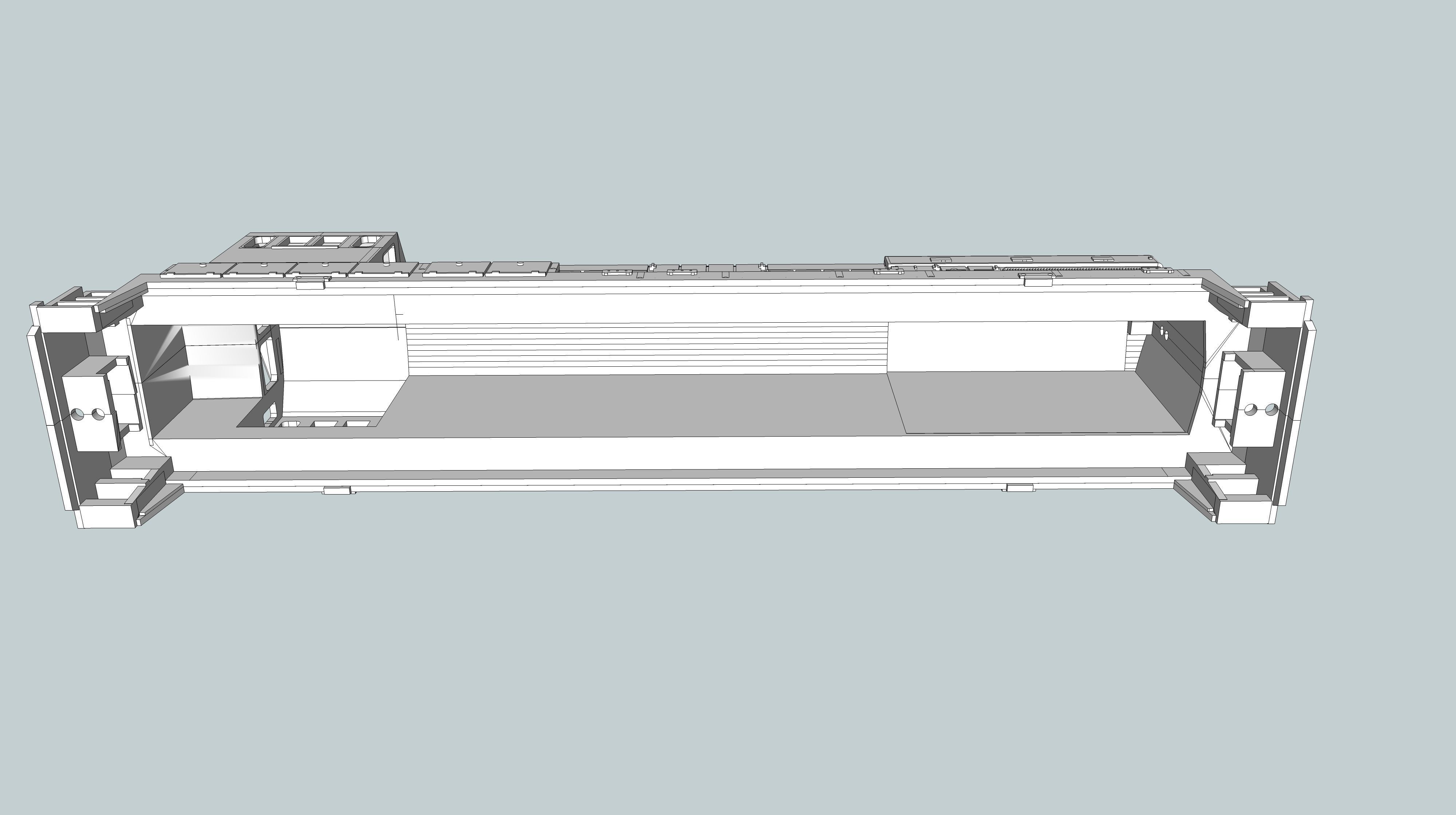 GE U18B Locomotive Shell N Scale 3D model 3D printable | CGTrader