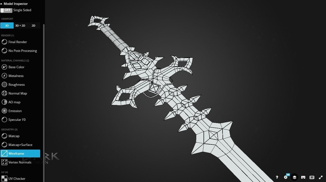 3D model Venthyr Greatsword VR / AR / low-poly | CGTrader
