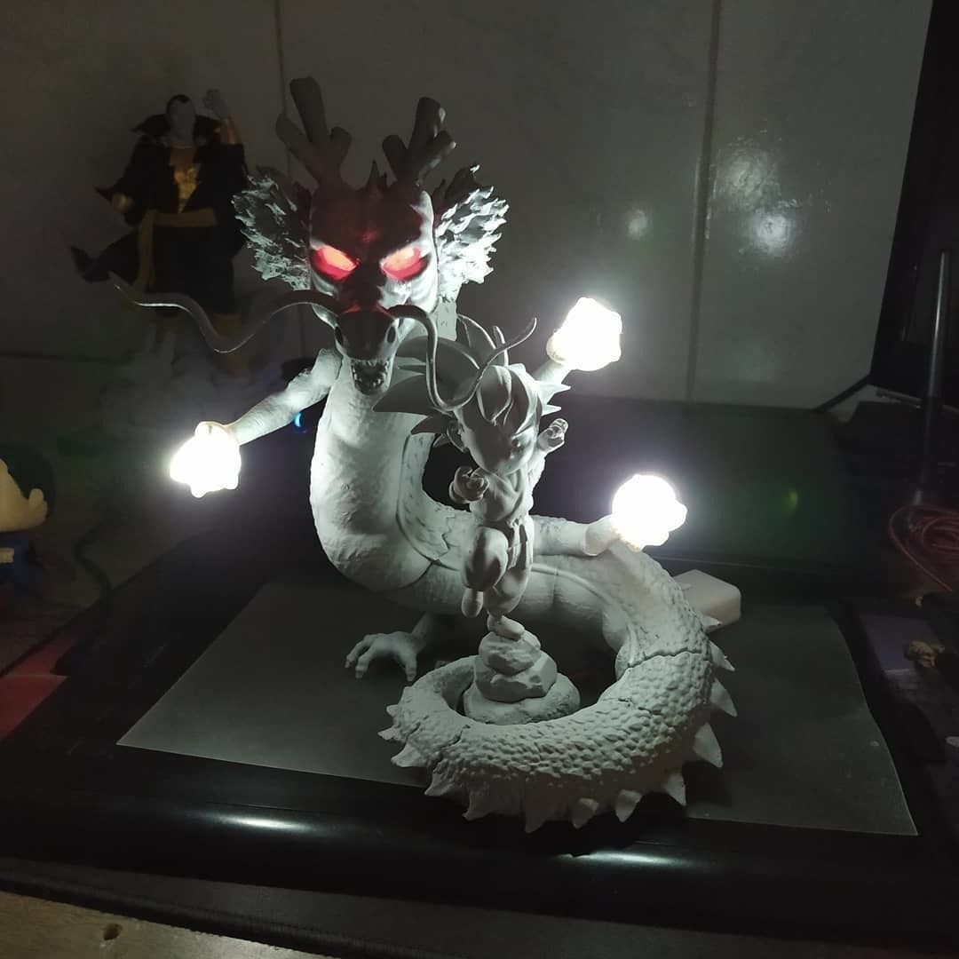Shenlong and Son Goku 3D model 3D printable | CGTrader