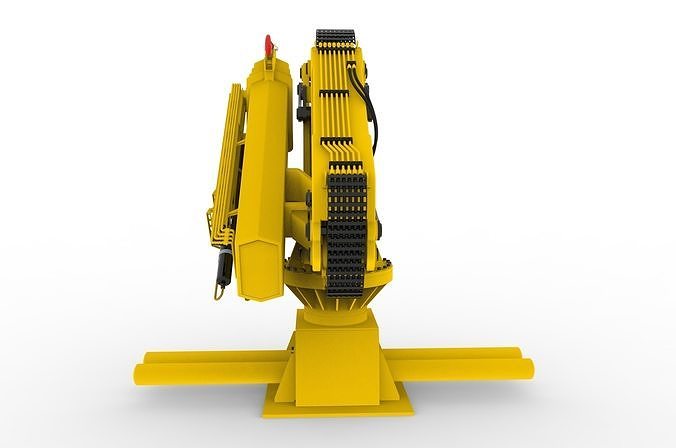 Foldable Boom Crane 3D model | CGTrader