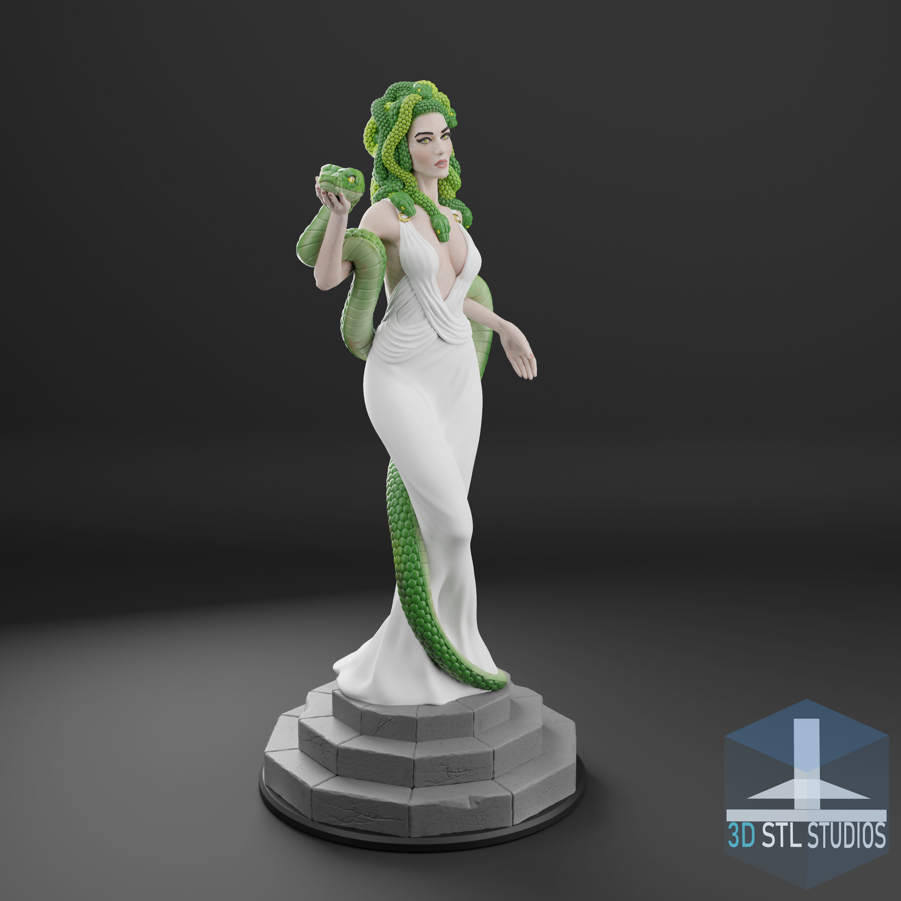 MEDUSA - MINIATURE 3D print model 3D model 3D printable | CGTrader