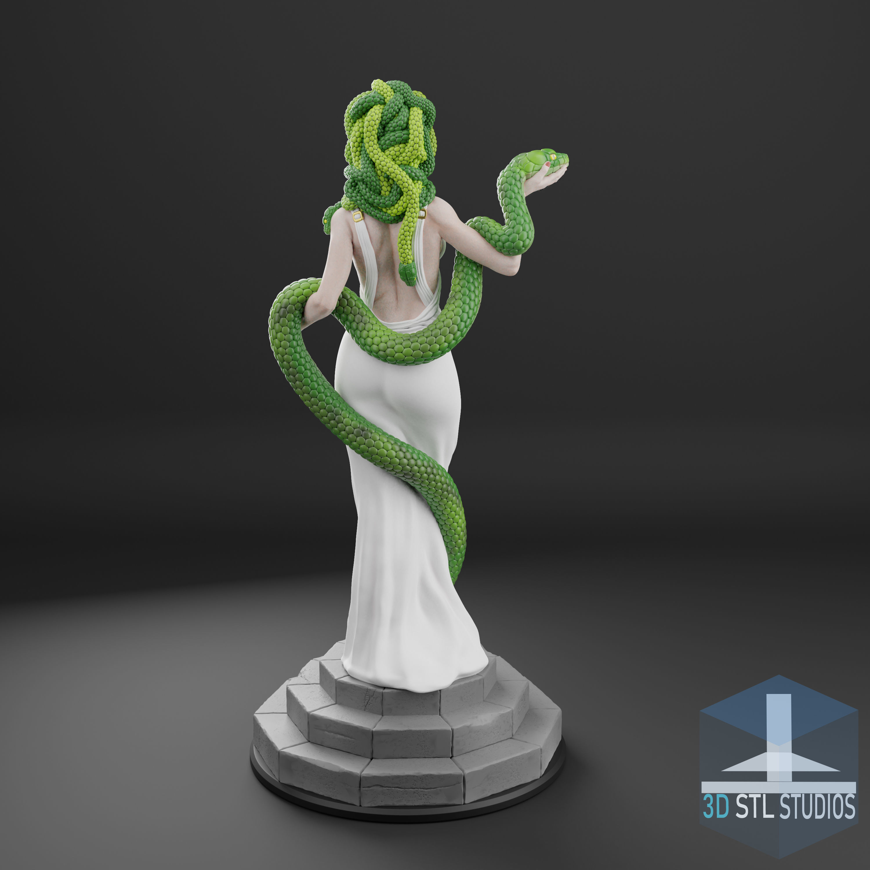 MEDUSA - MINIATURE 3D print model 3D model 3D printable | CGTrader