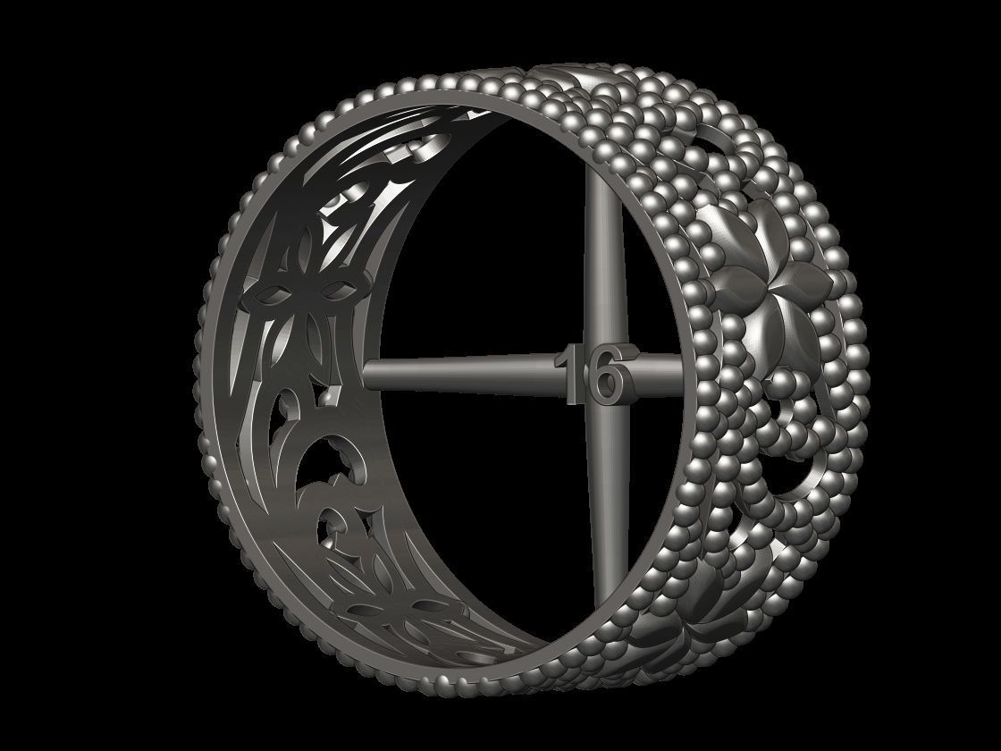 Wedding Ring 8 stl 3D model 3D printable | CGTrader