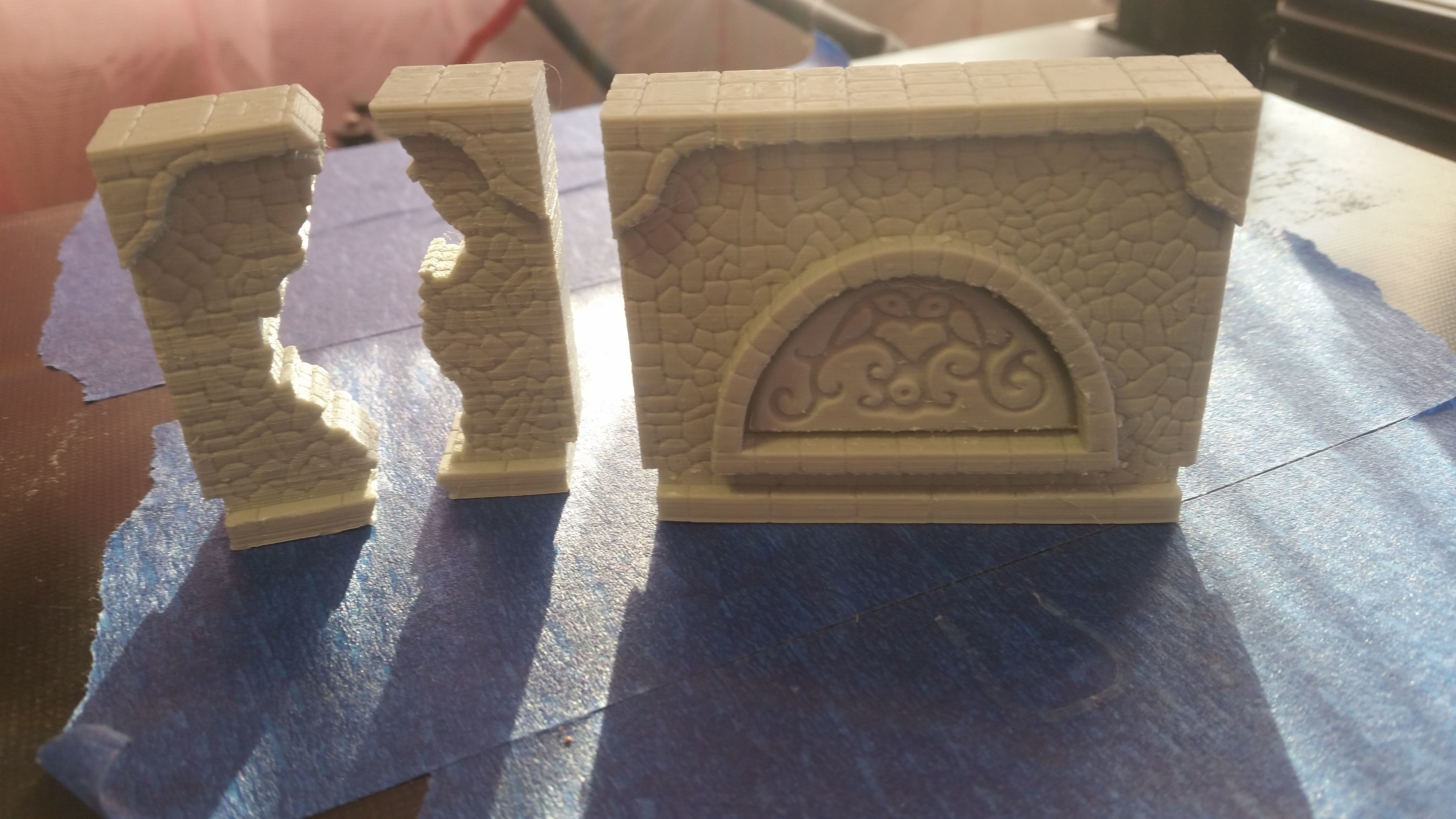 Fantasy wall 2 3d print 3D model 3D printable | CGTrader