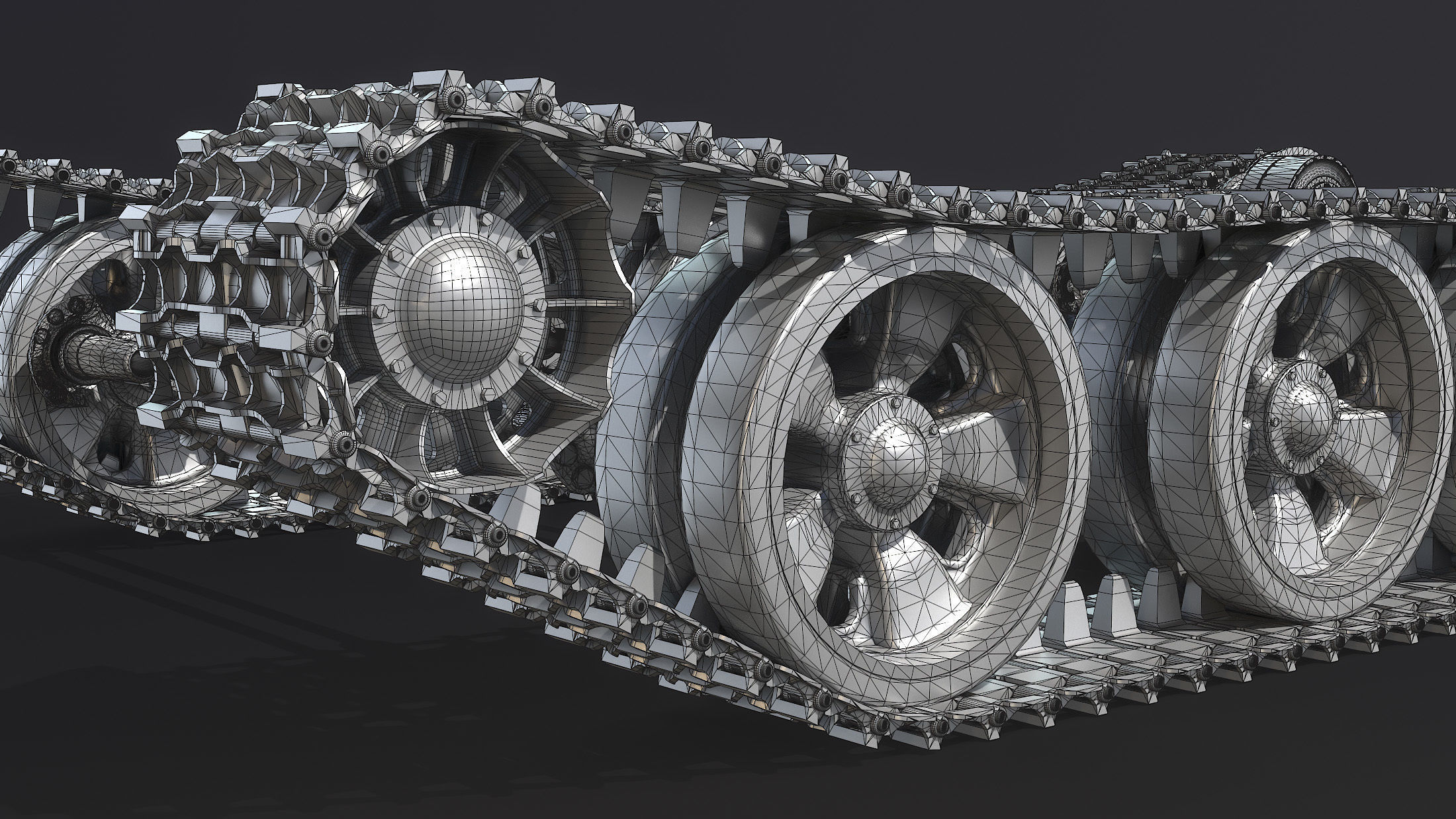 T-55 Tank Chassis 3D model | CGTrader