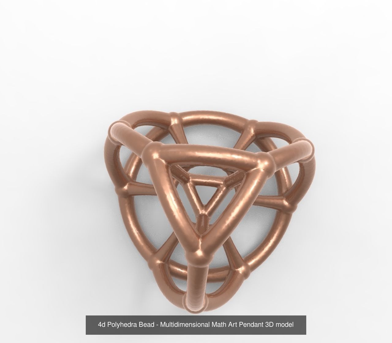 10 Polytope Beads Set - Scientific Jewellery 3D Print Pendants 3D Model ...