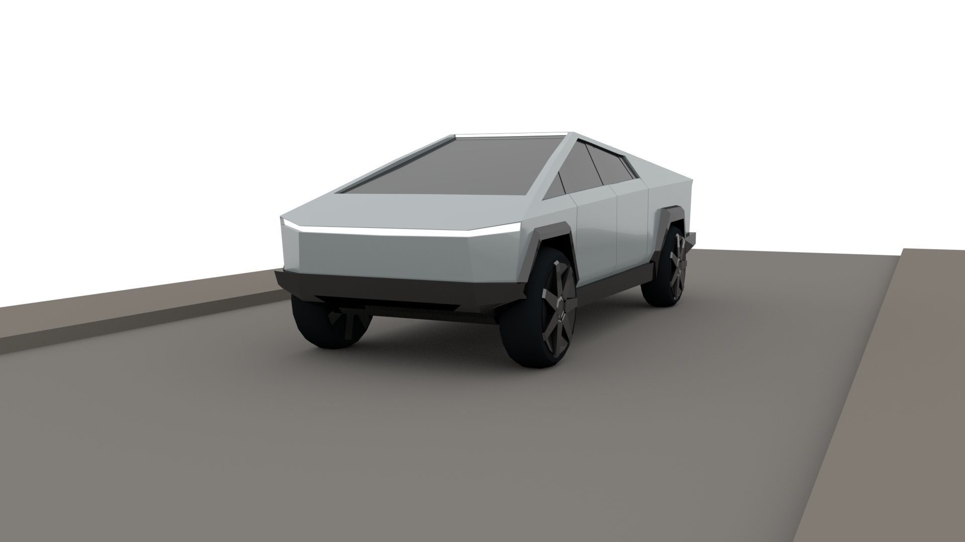 Tesla Cybertruck free VR / AR / low-poly 3D model | CGTrader