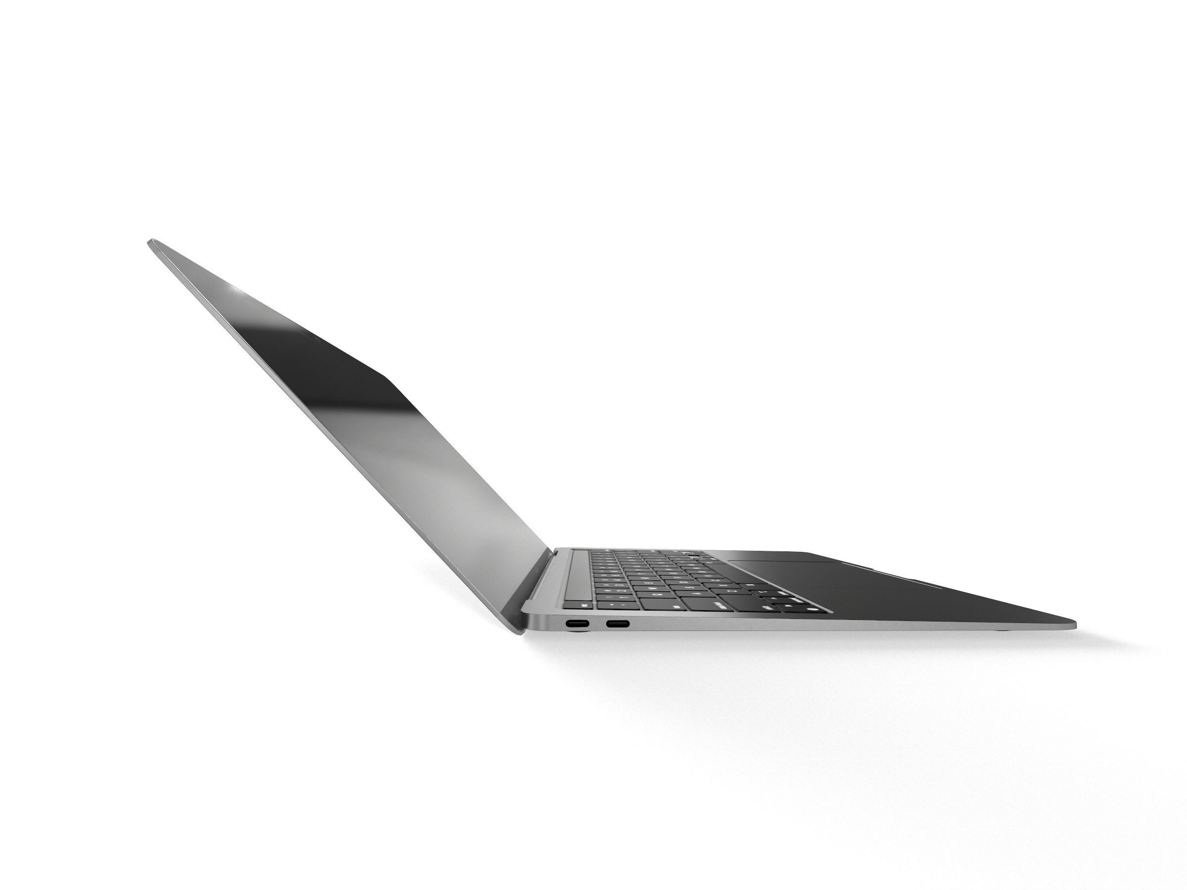 3D model 2020 macbook pro with touchbar VR / AR / low-poly | CGTrader