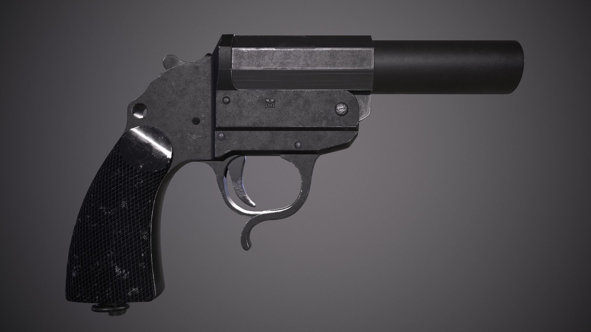 3D model LP34 Flare gun - Leuchtpistole 34 VR / AR / low-poly | CGTrader