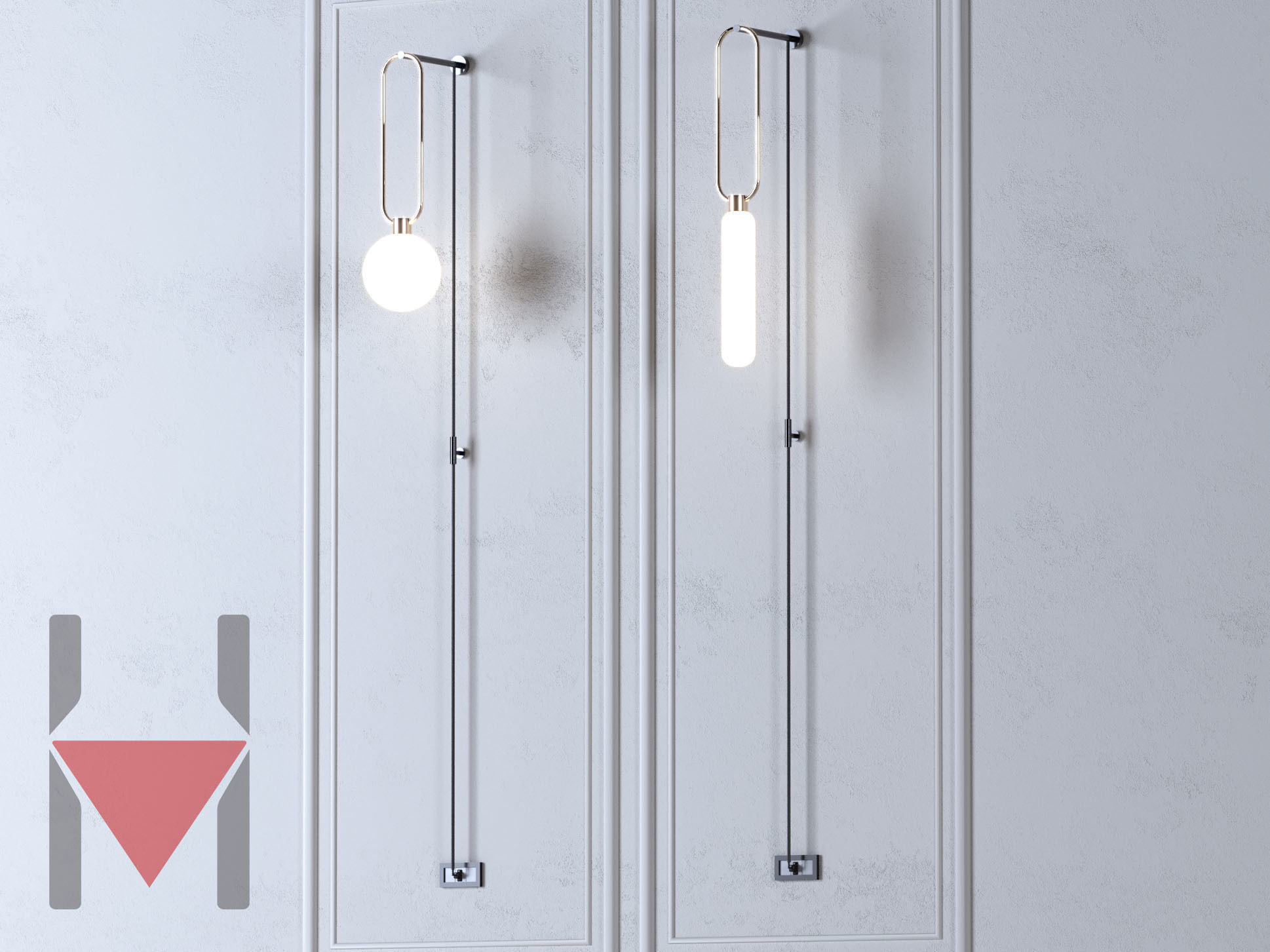 Wall Lights free 3D model | CGTrader
