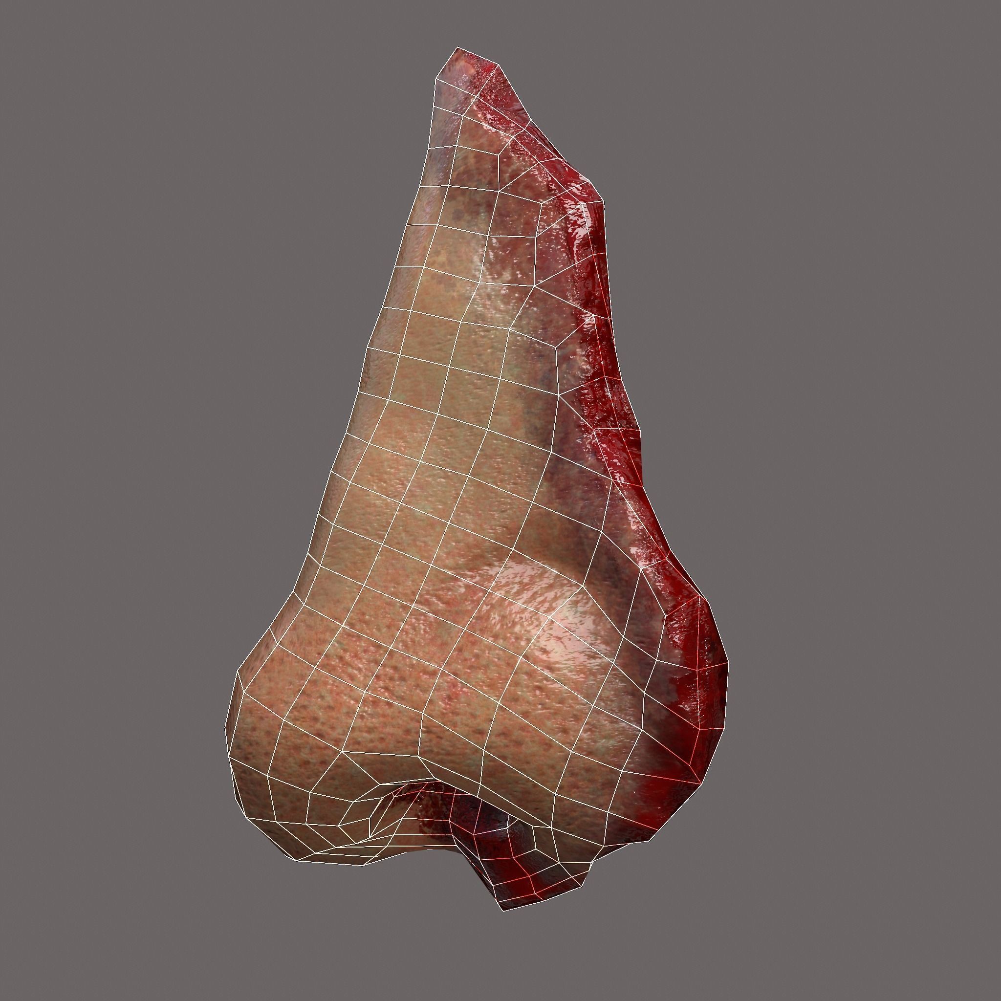 3D model Severed Nose VR / AR / low-poly | CGTrader