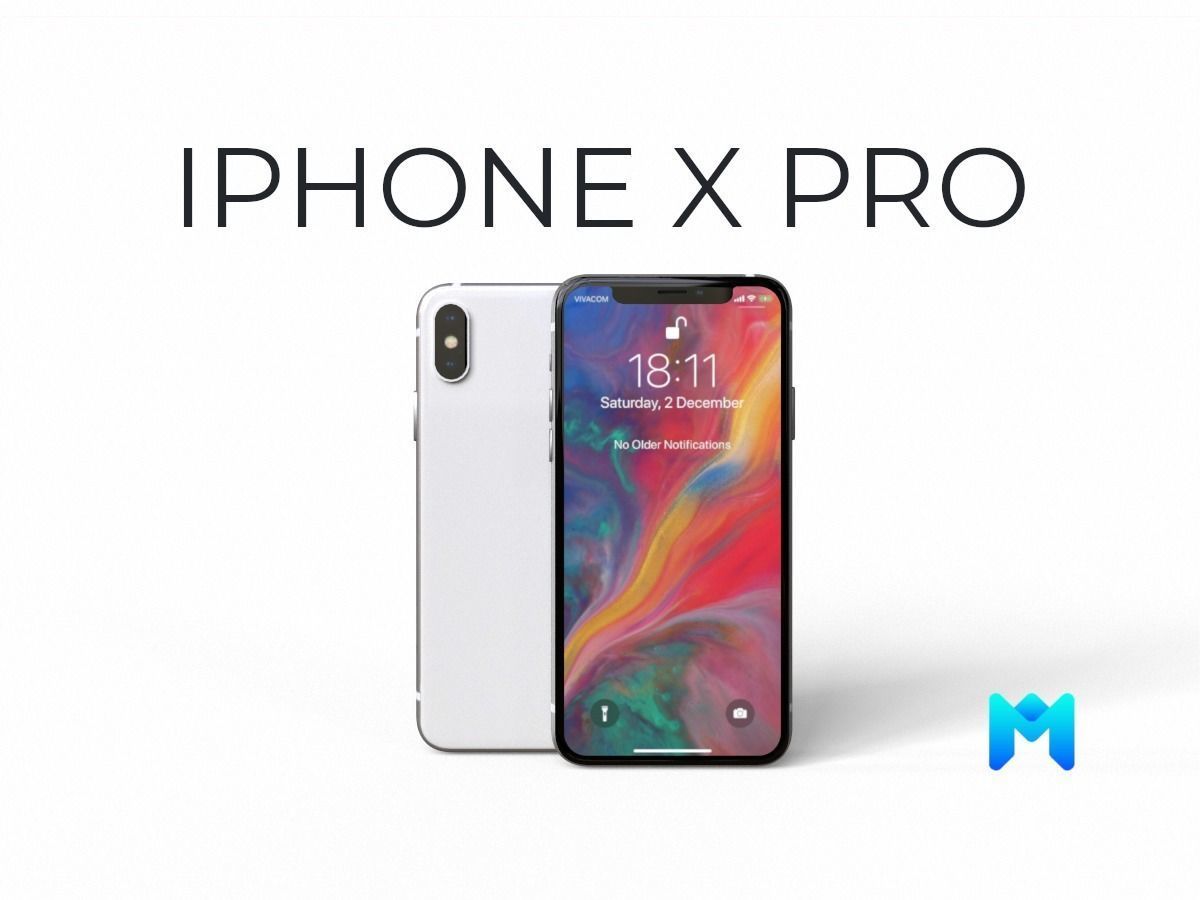3D model 2018 iphone x pro VR / AR / low-poly | CGTrader