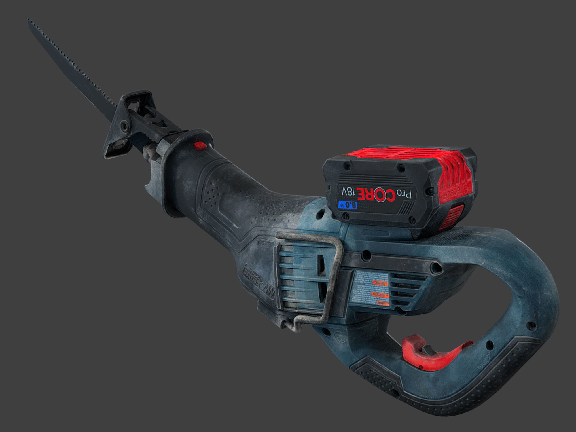 BOSCH GSA 18-V RAW Scan 3D model | CGTrader