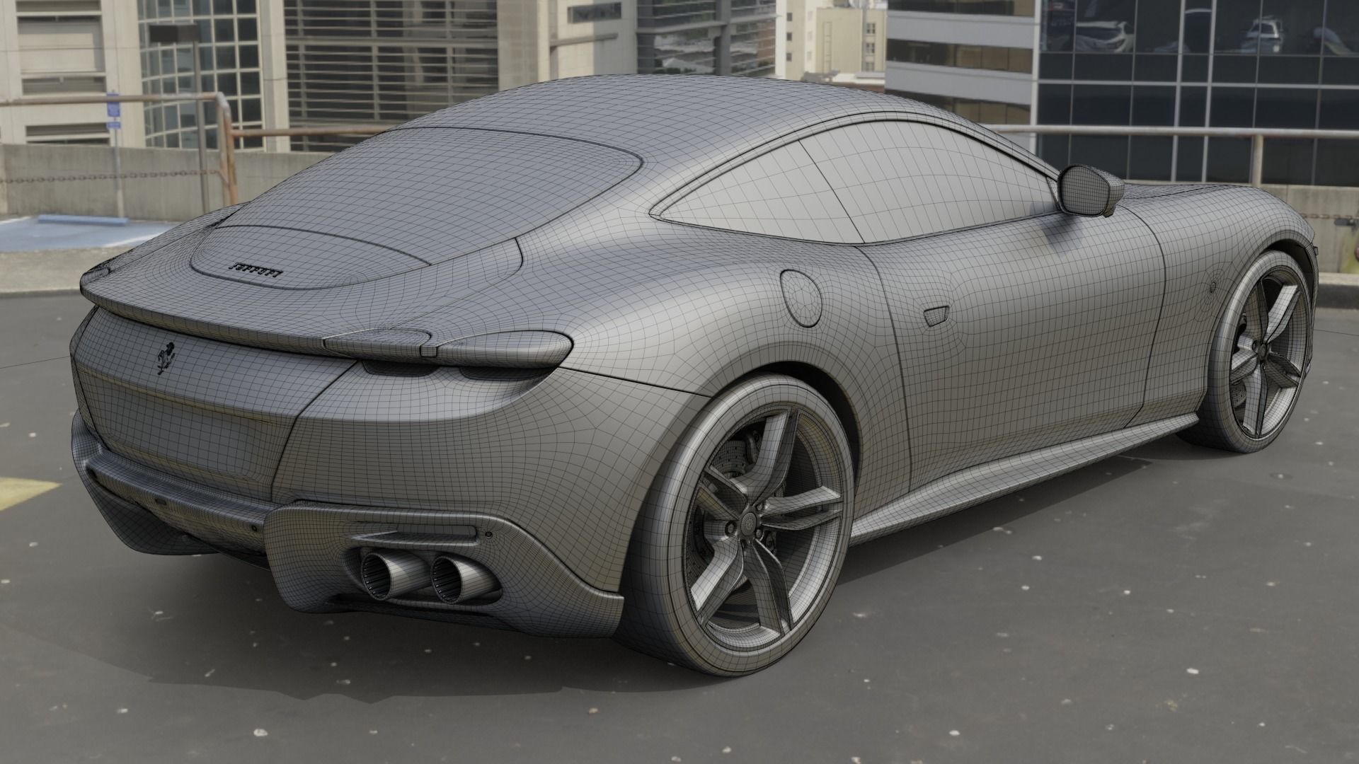 Ferrari Roma 3D model | CGTrader