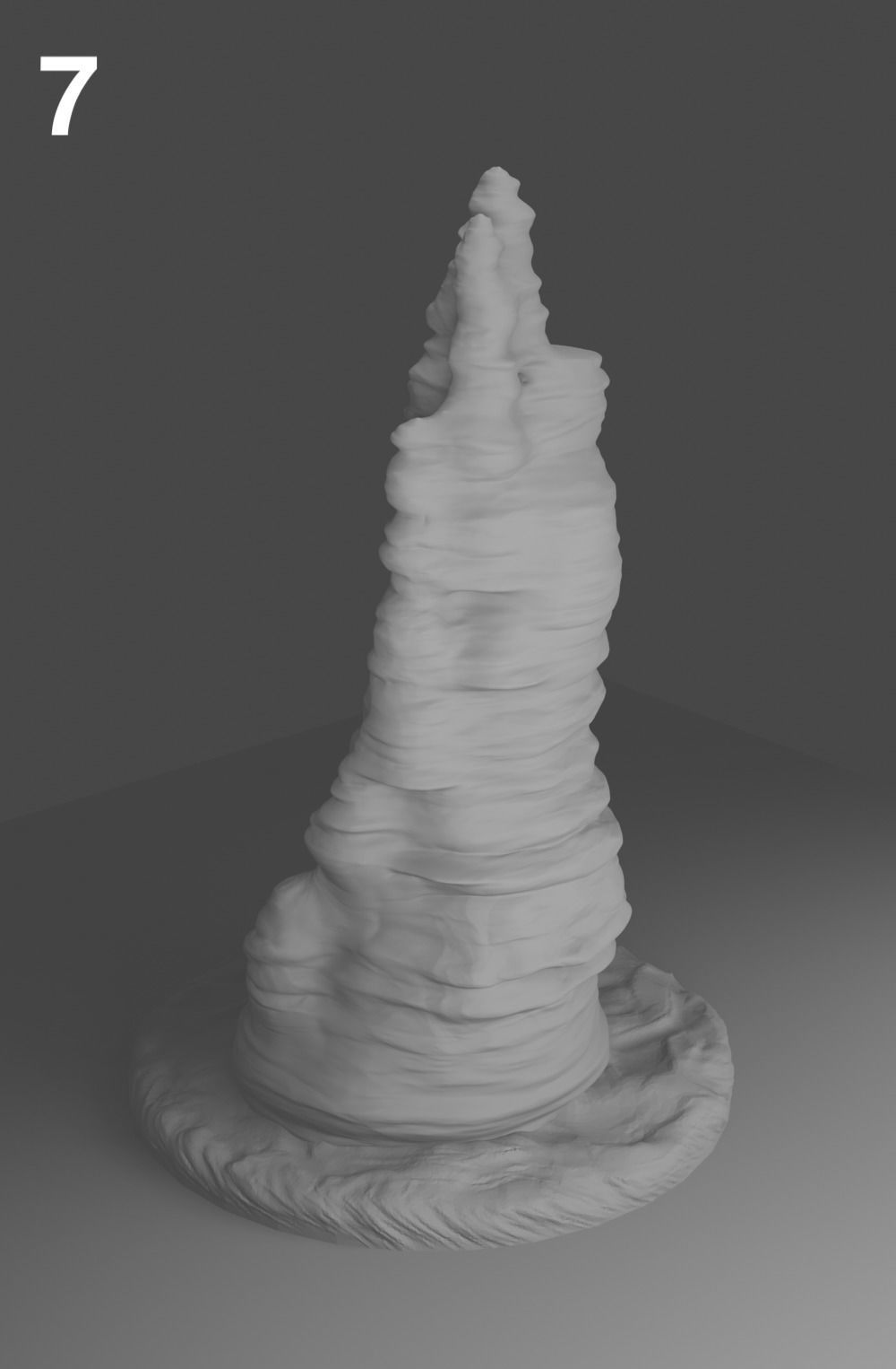 Cavern Stalactites and Stalagmites reads for printer Set 1 3D model ...