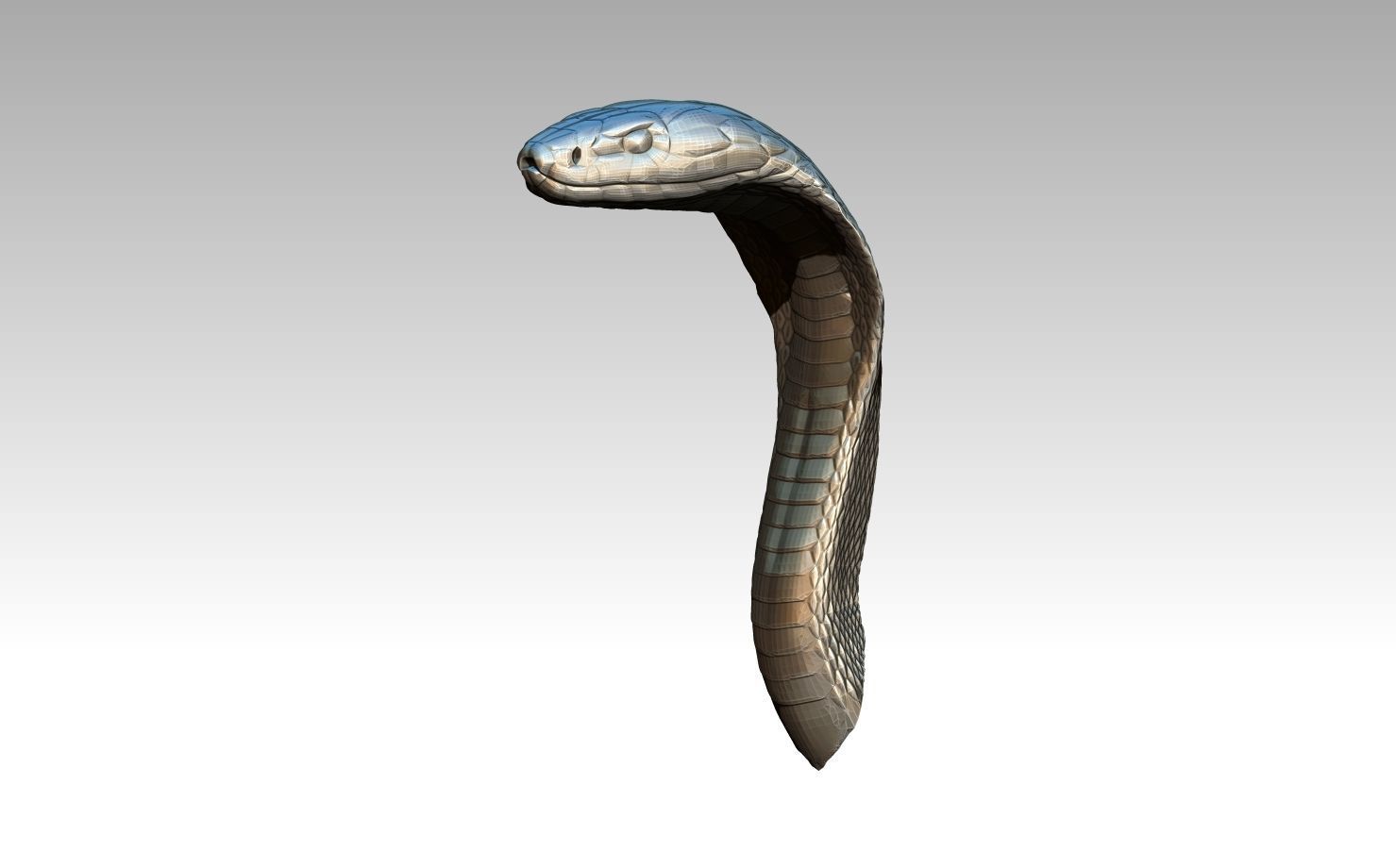 Cobra Snake Head part 3D model 3D printable | CGTrader