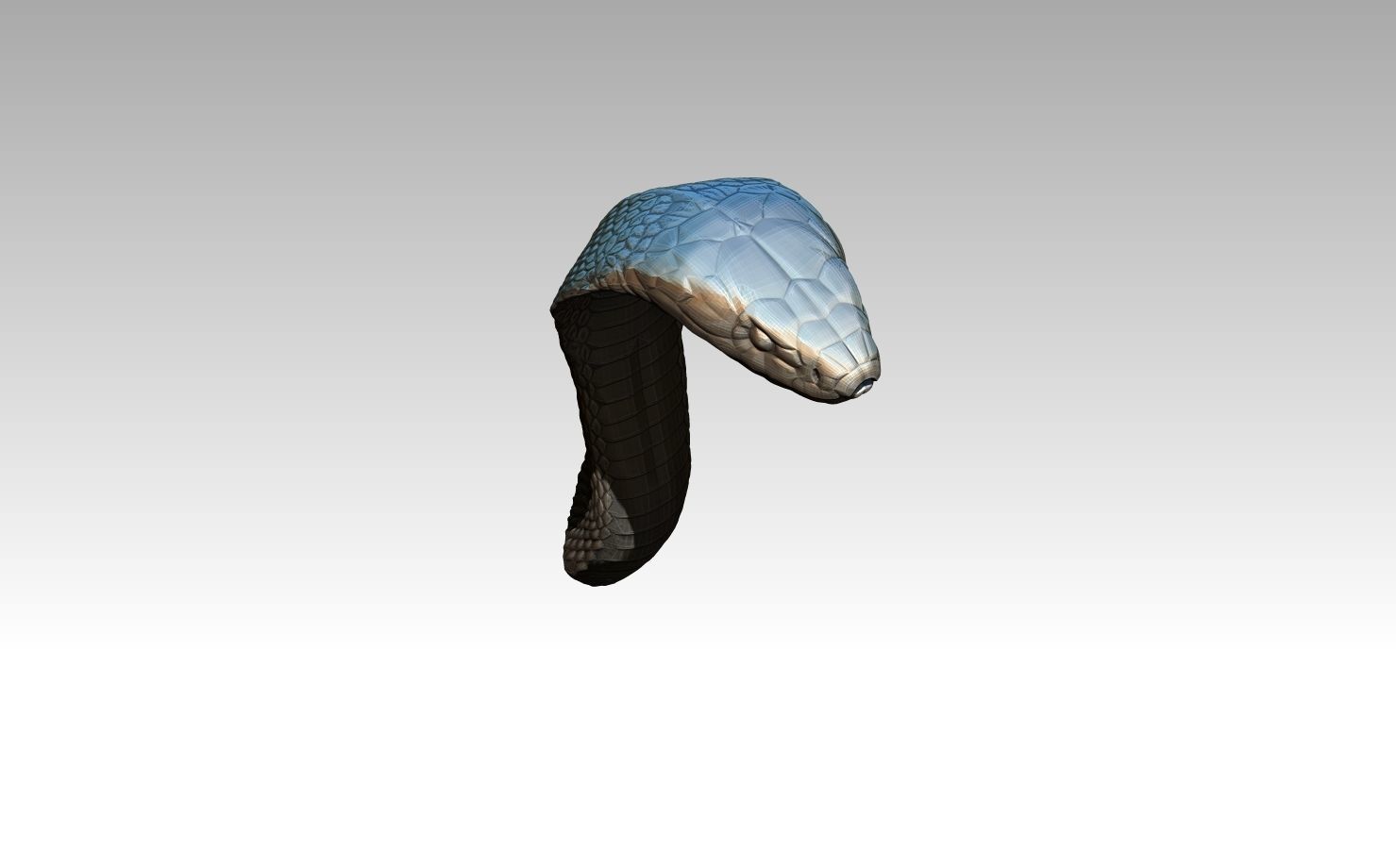 Cobra Snake Head part 3D model 3D printable | CGTrader