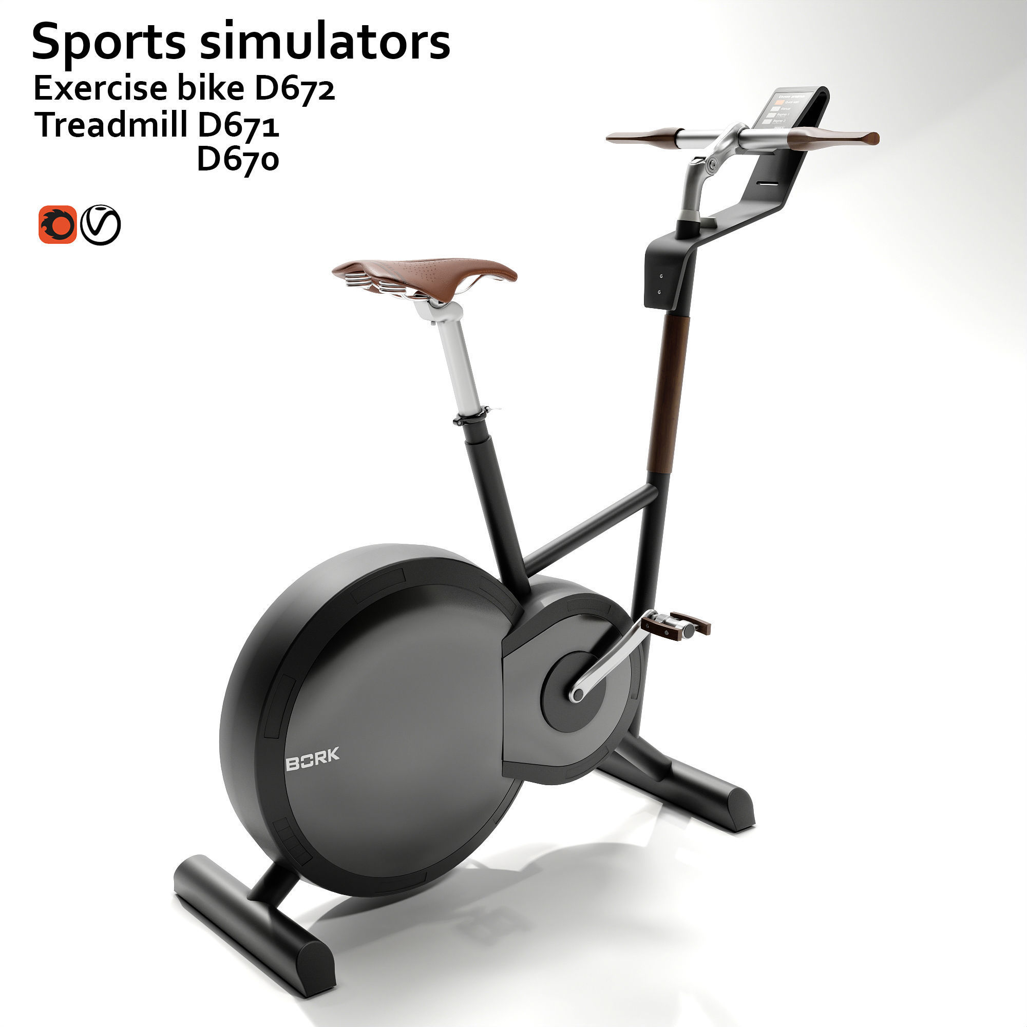 Fitness machine BORK 3D model | CGTrader