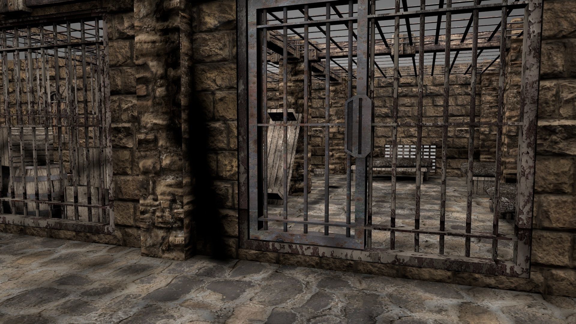 Medieval Prison Block 3D model | CGTrader