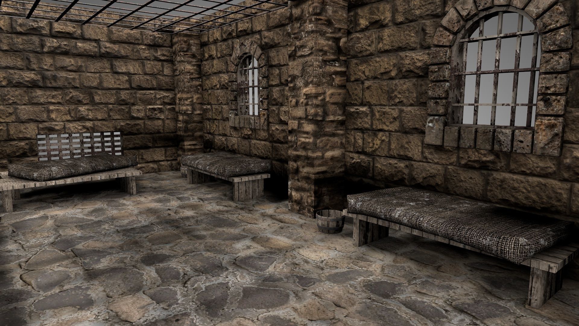 Medieval Prison Block 3D model | CGTrader