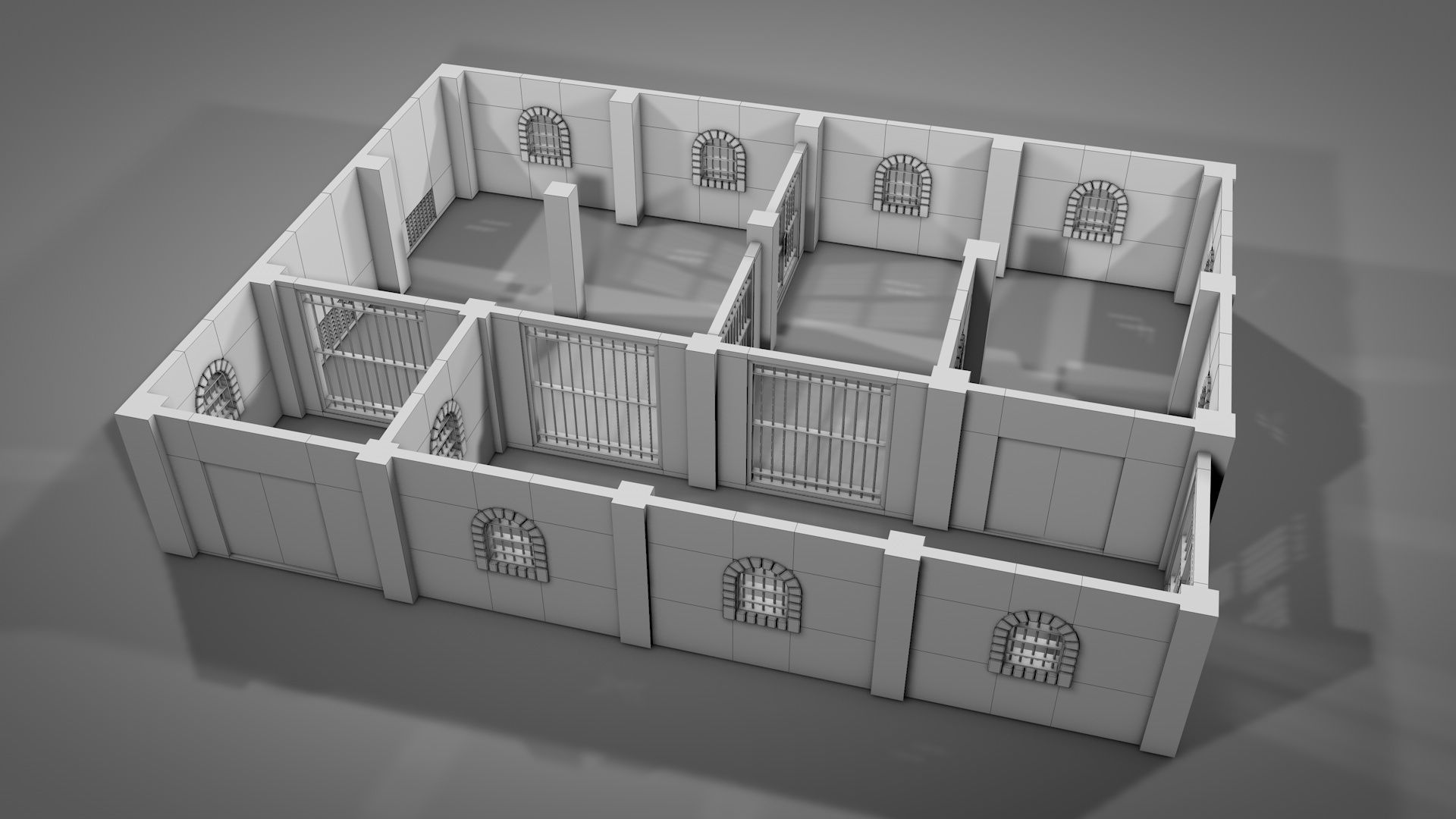 Medieval Prison Block 3D model | CGTrader