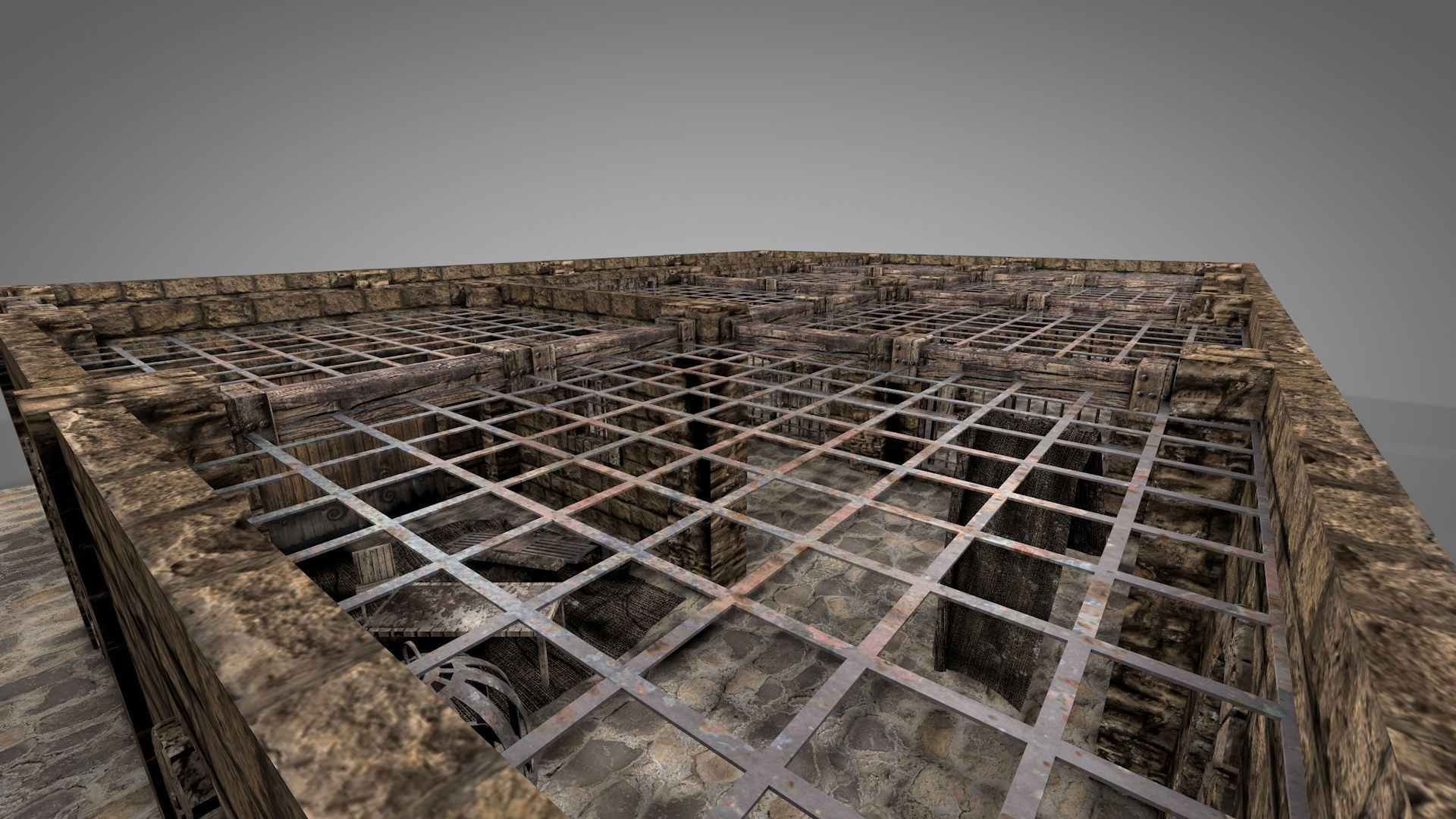 Medieval Prison Block 3D model | CGTrader