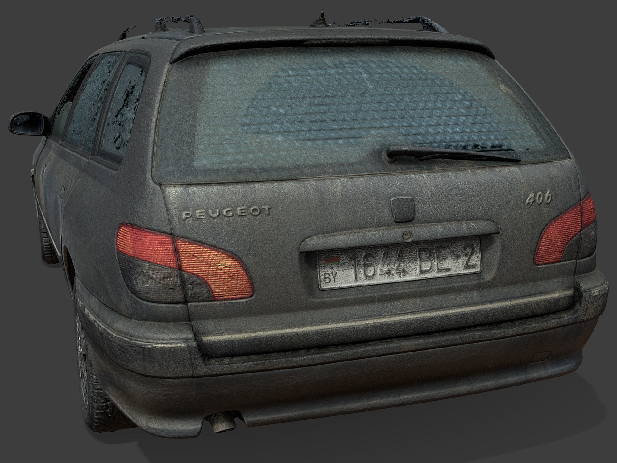 Peugeot 406 Estate RAW Scan 3D model | CGTrader