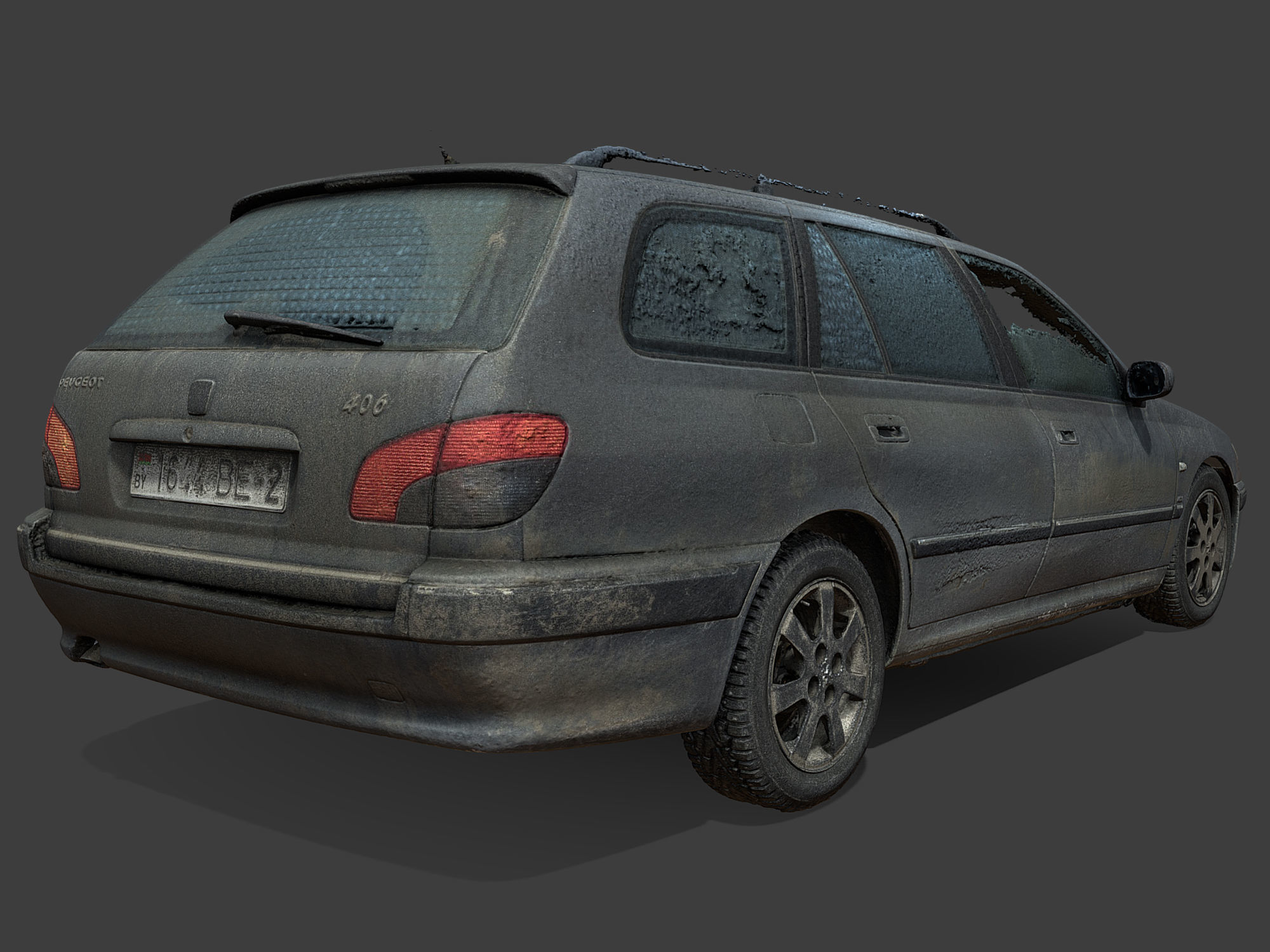Peugeot 406 Estate RAW Scan 3D model | CGTrader