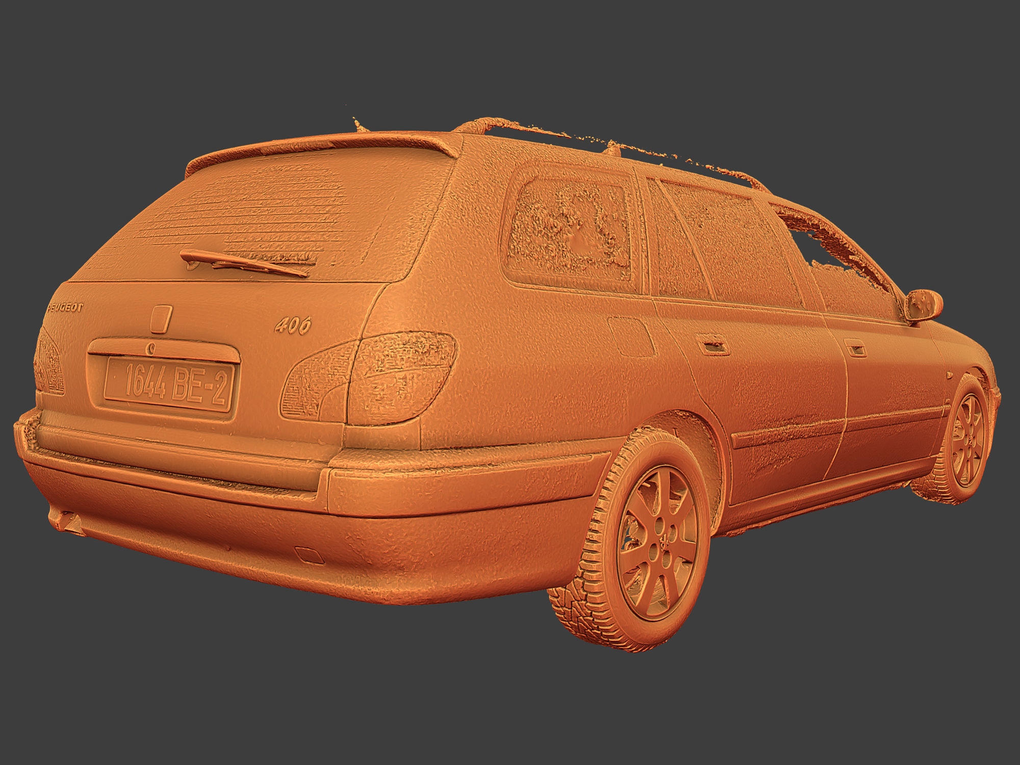 Peugeot 406 Estate RAW Scan 3D model | CGTrader