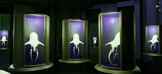 3D model CryoTank museum of seas VR / AR / low-poly | CGTrader