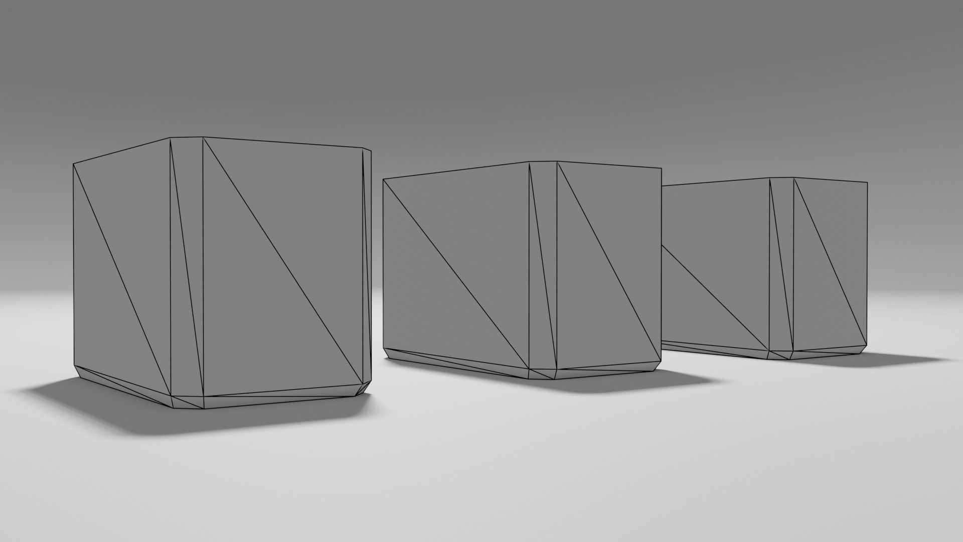 3D model Three Trash Containers VR / AR / low-poly | CGTrader