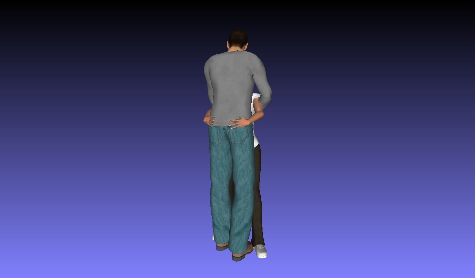 Printle Couple Hugging 3D model | CGTrader