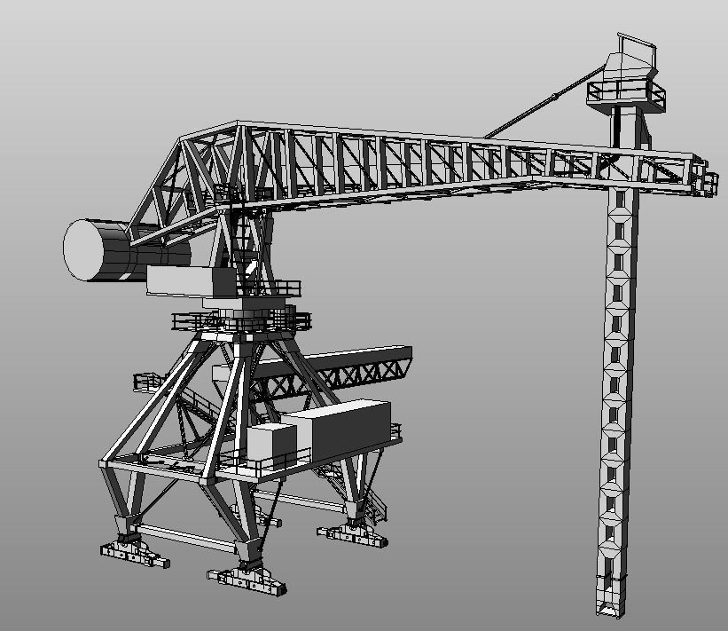 3D model Buhler ship loader 3d low-poly model VR / AR / low-poly | CGTrader