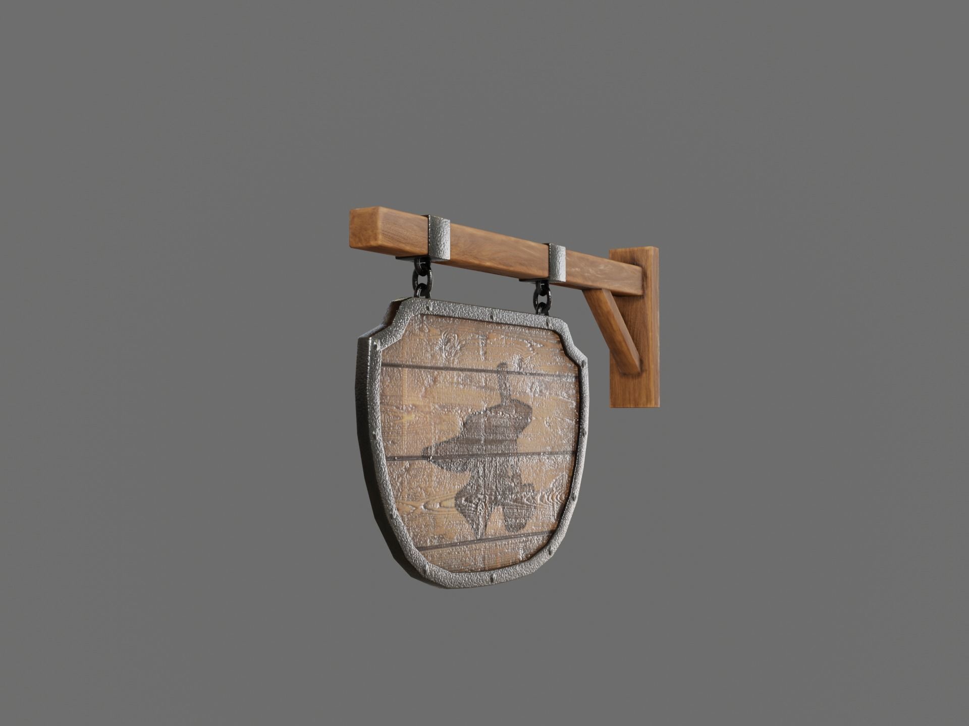 3D model Medival Sign Set VR / AR / low-poly | CGTrader