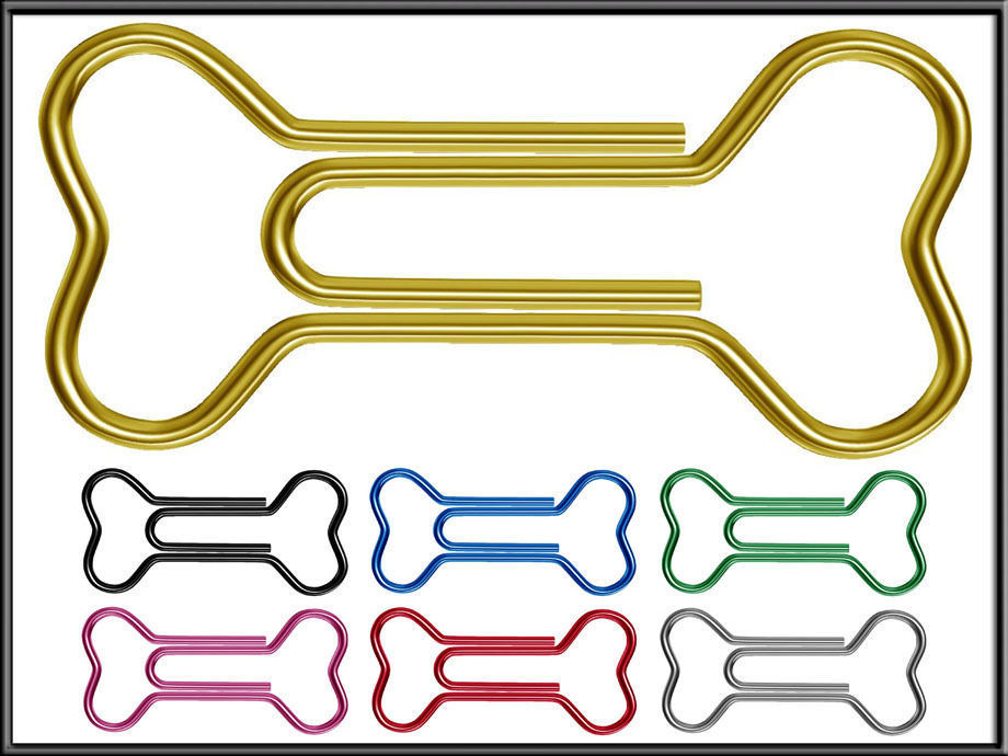 3D model Bone Paper Clip VR / AR / low-poly | CGTrader