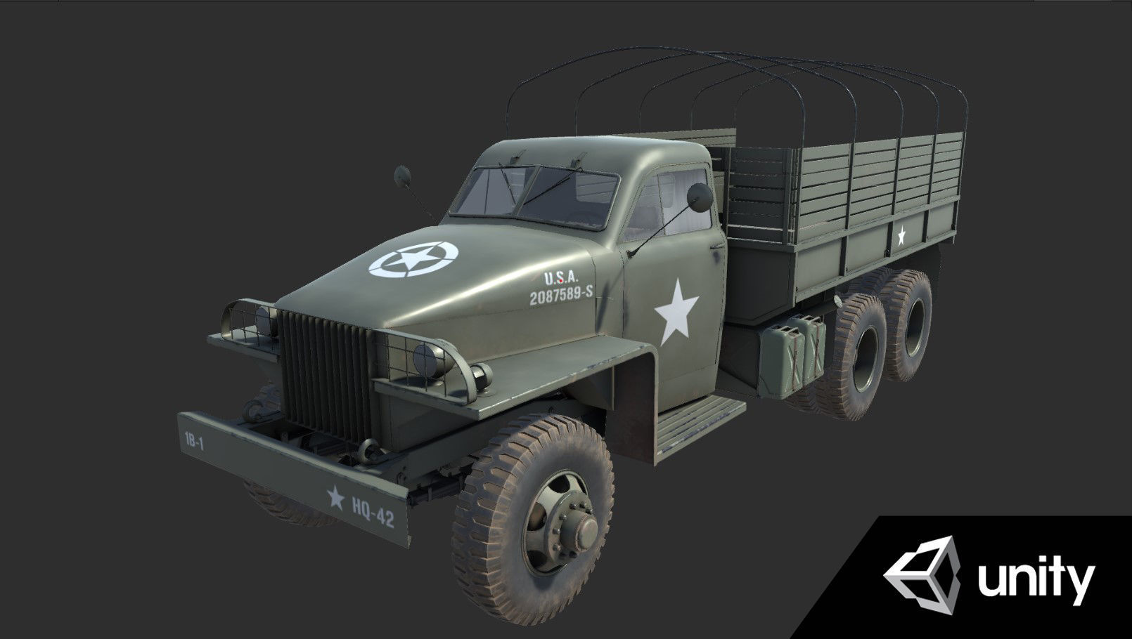 3D model Studebaker US6 military truck us army VR / AR / low-poly | CGTrader