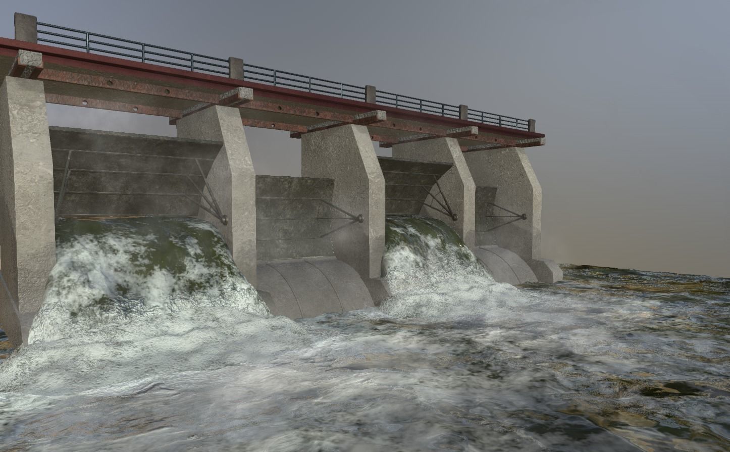 3D model Weir game ready PBR VR / AR / low-poly | CGTrader