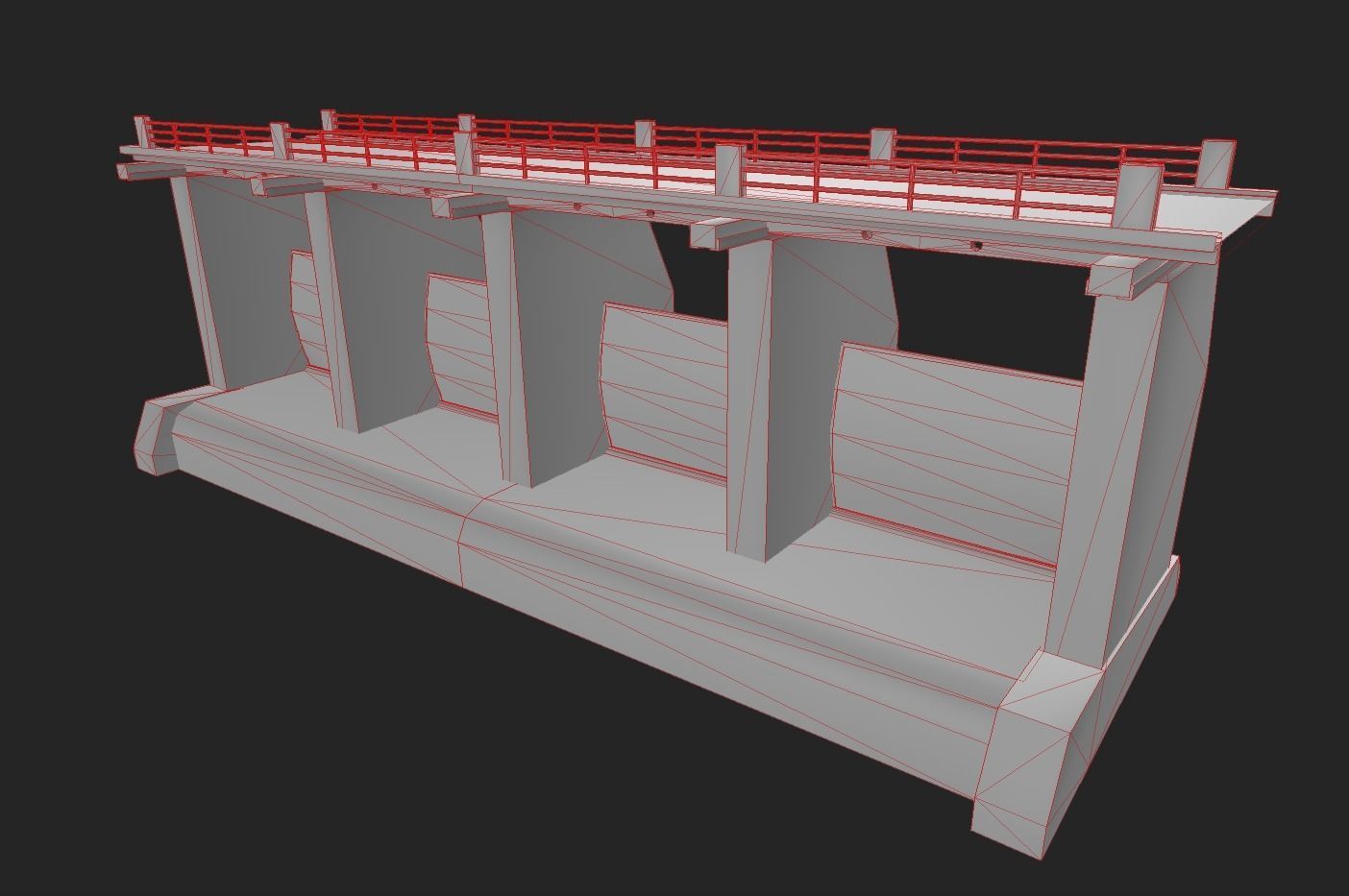 3D model Weir game ready PBR VR / AR / low-poly | CGTrader