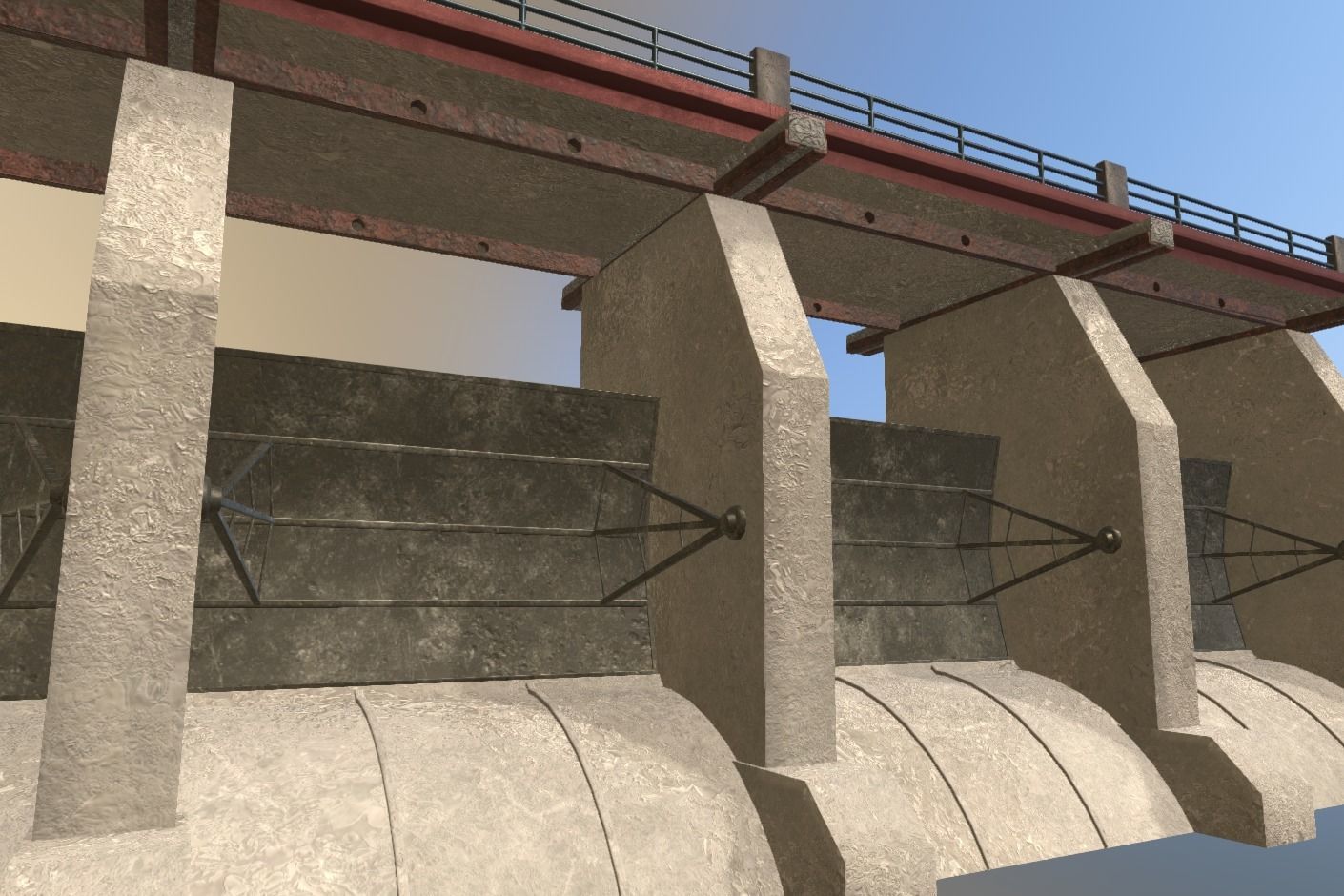 3D model Weir game ready PBR VR / AR / low-poly | CGTrader